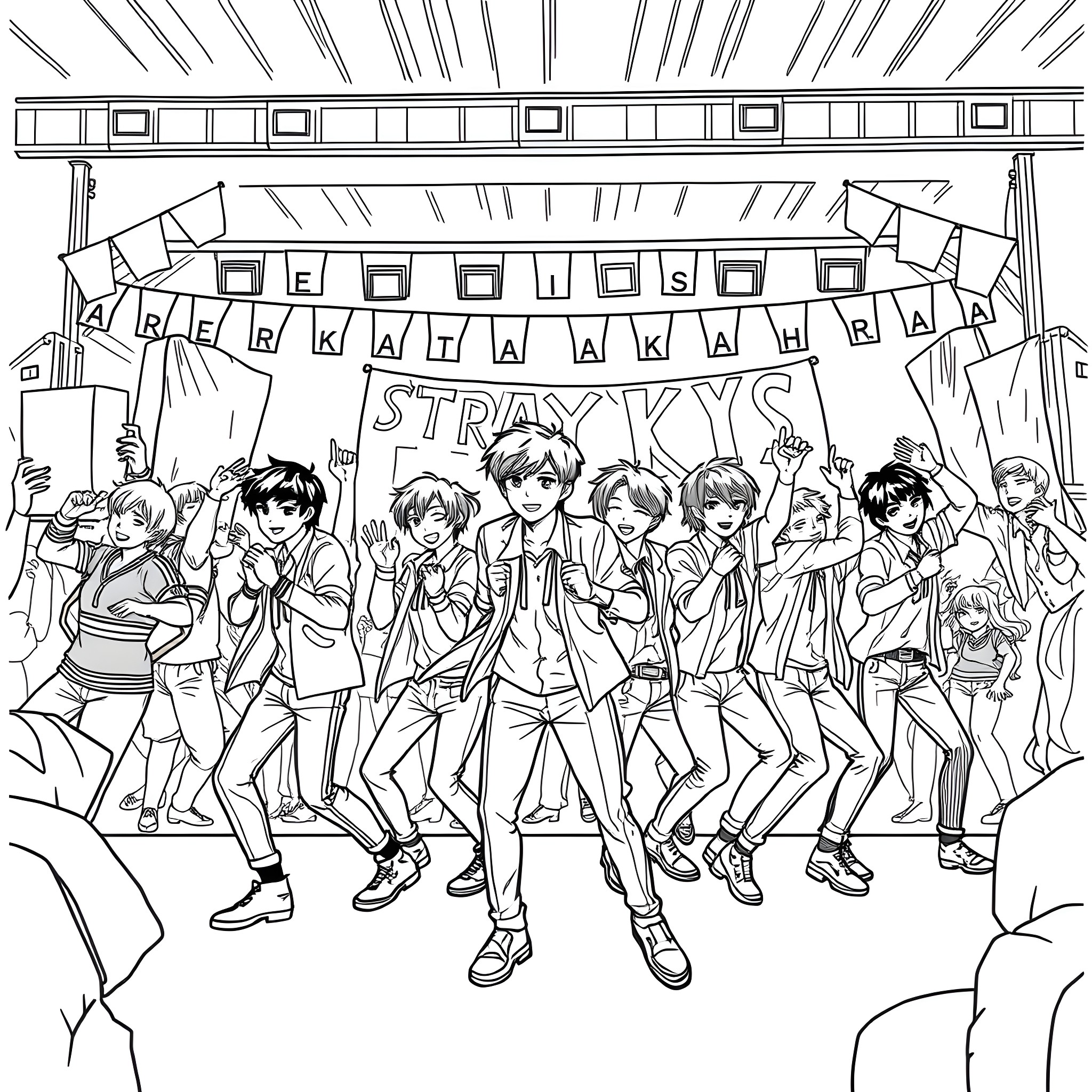 Best Stray Kids Coloring Pages (Free Printable PDF)