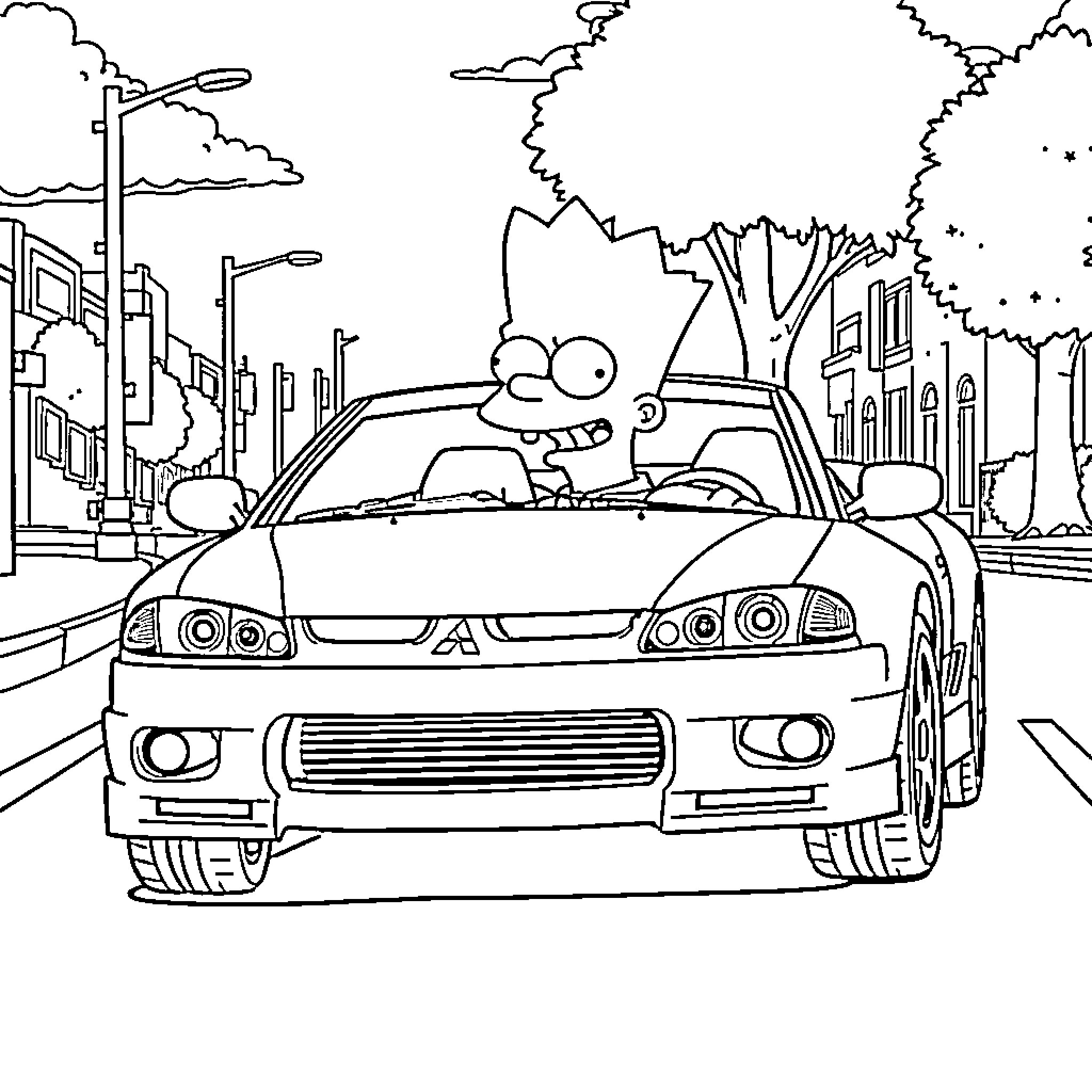 Best Mitsubishi GTO Coloring Pages (Free Printable PDF)