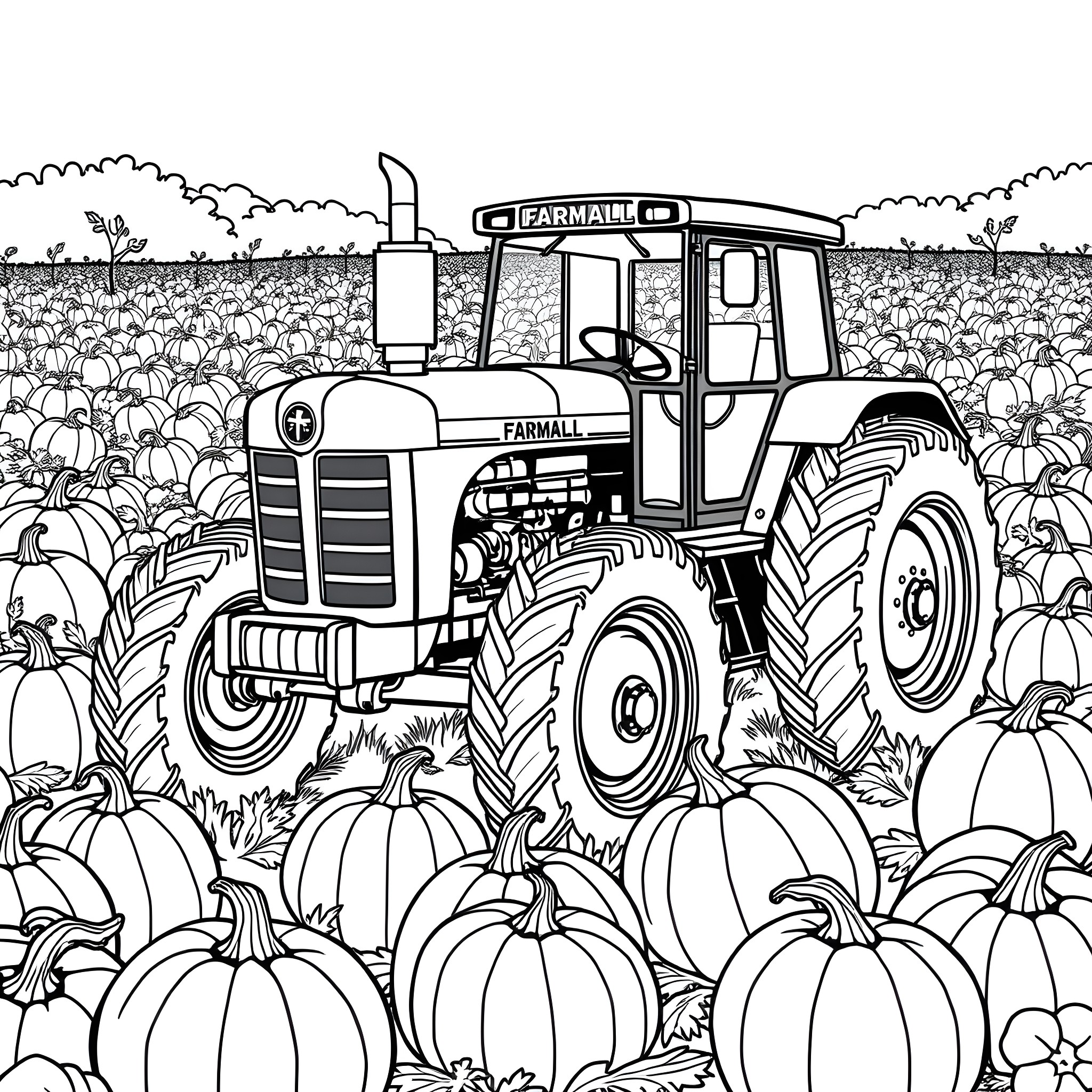 166 Best Tractor Coloring Pages (Free Printable PDFs)