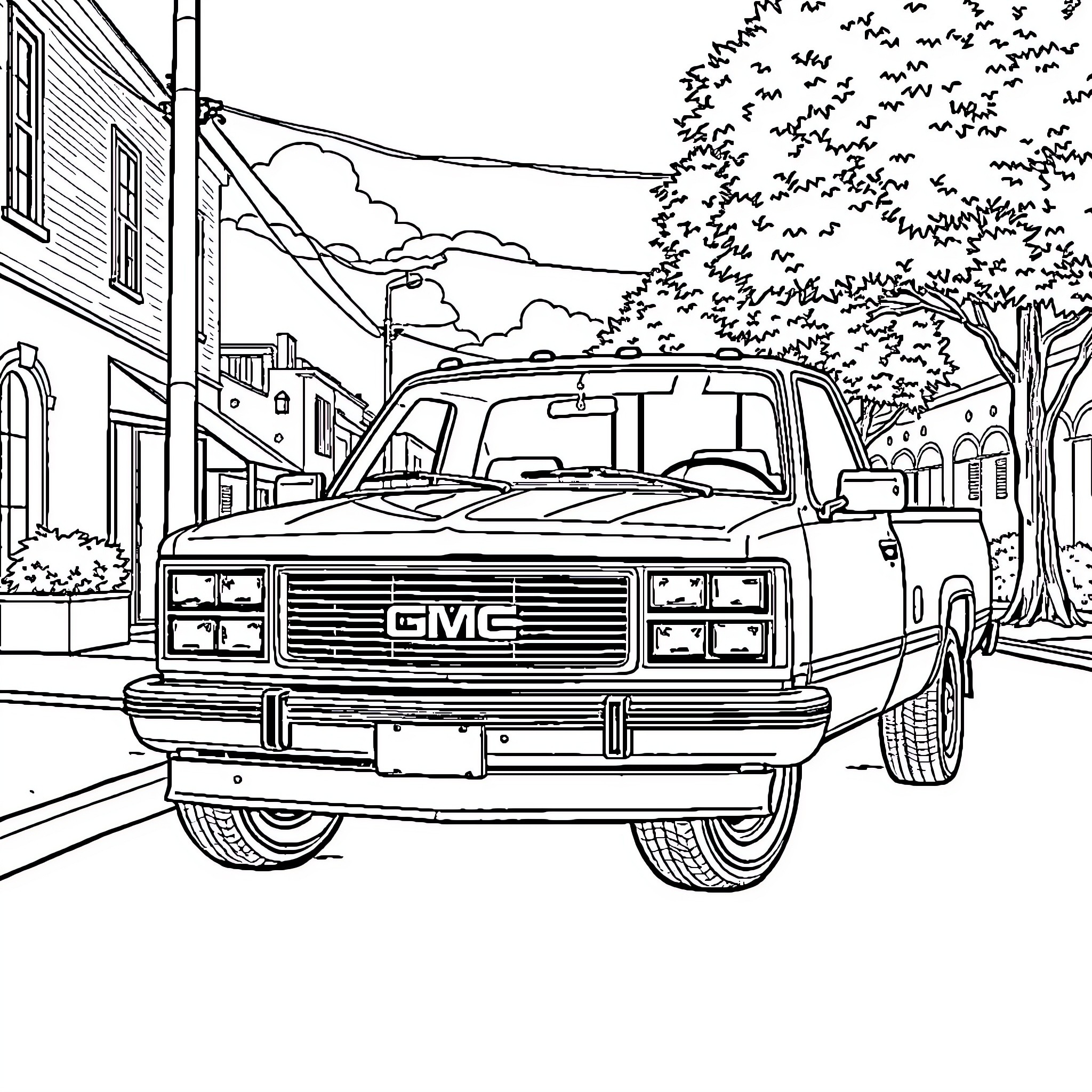 Best Gmc Coloring Pages (Free Printable PDF)