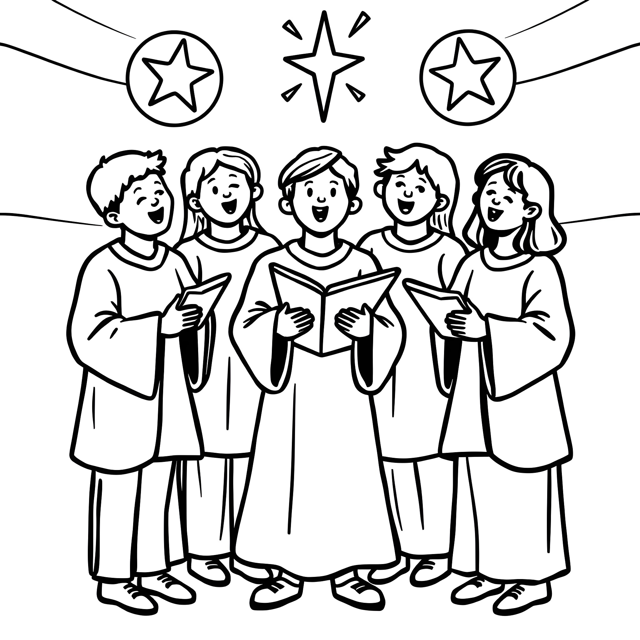 Best Choir Coloring Pages (Free Printable PDF)