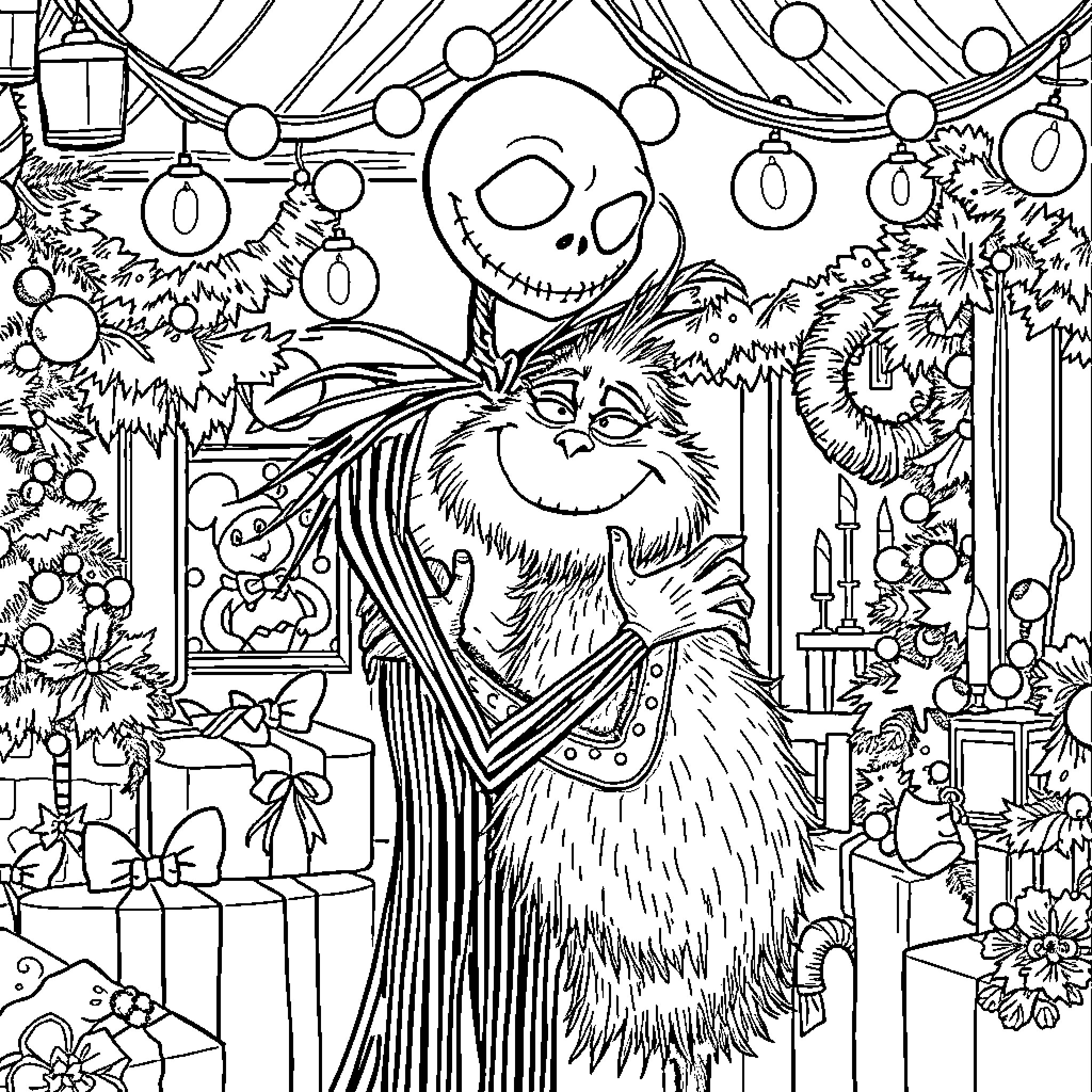 Best Jack Skeleton Coloring Pages (Free Printable PDF)