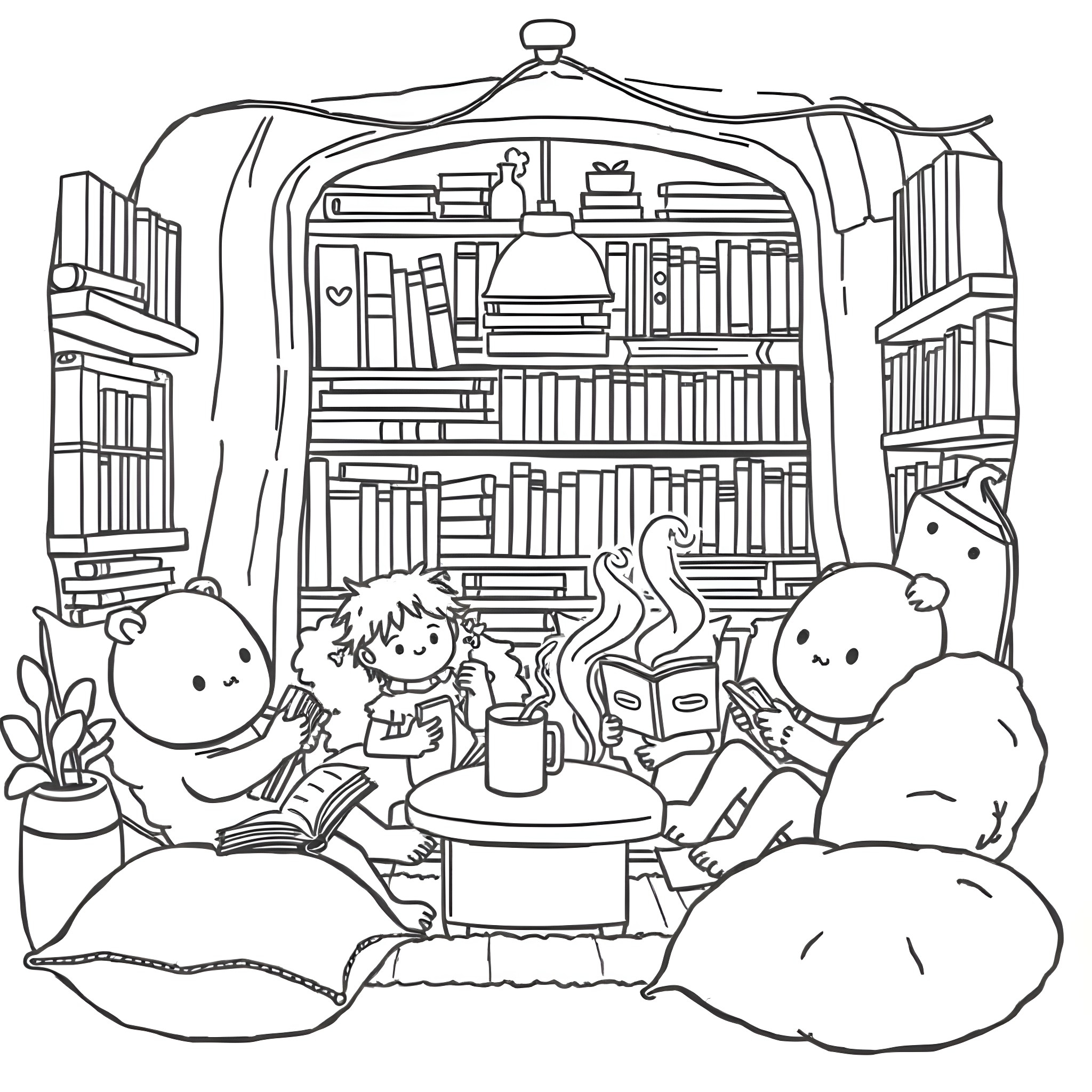 127 Best Book Coloring Pages (Free Printable PDFs)