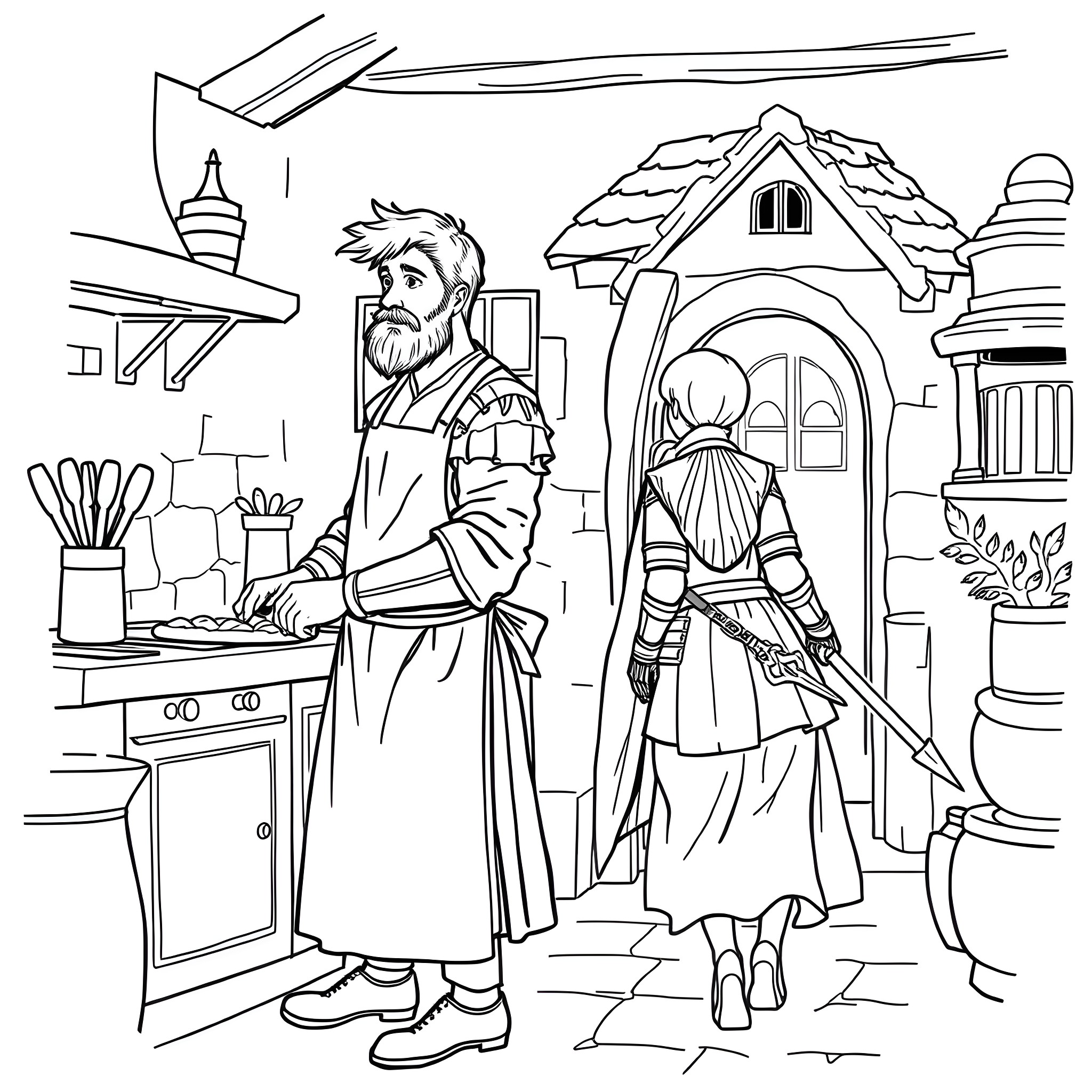 Best Baker Coloring Pages (Free Printable PDF)