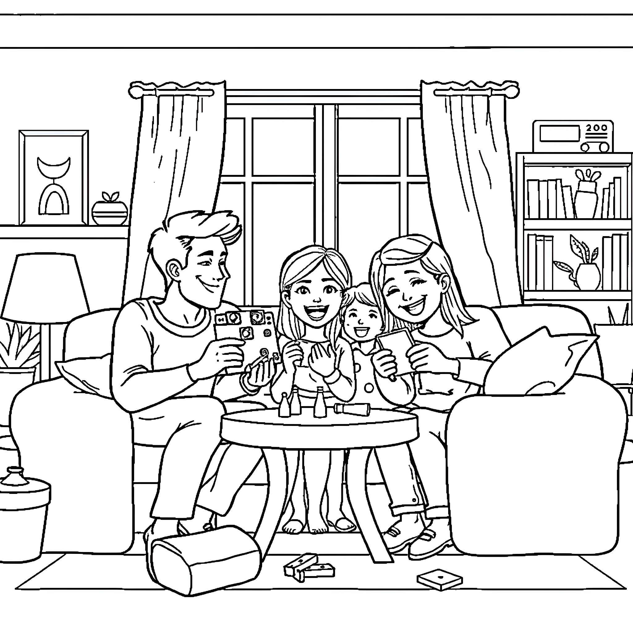264 Best Family Coloring Pages (Free Printable PDFs)