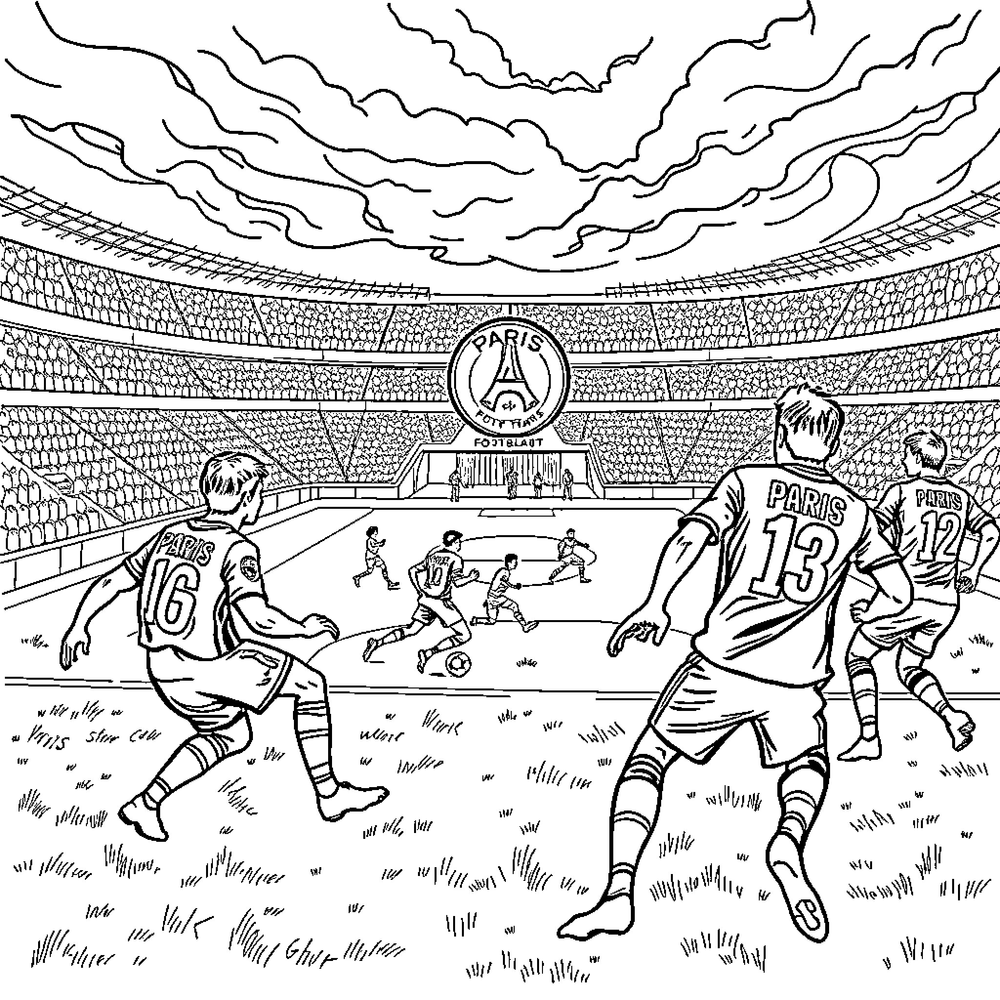 Best PSG Coloring Pages (Free Printable PDF)
