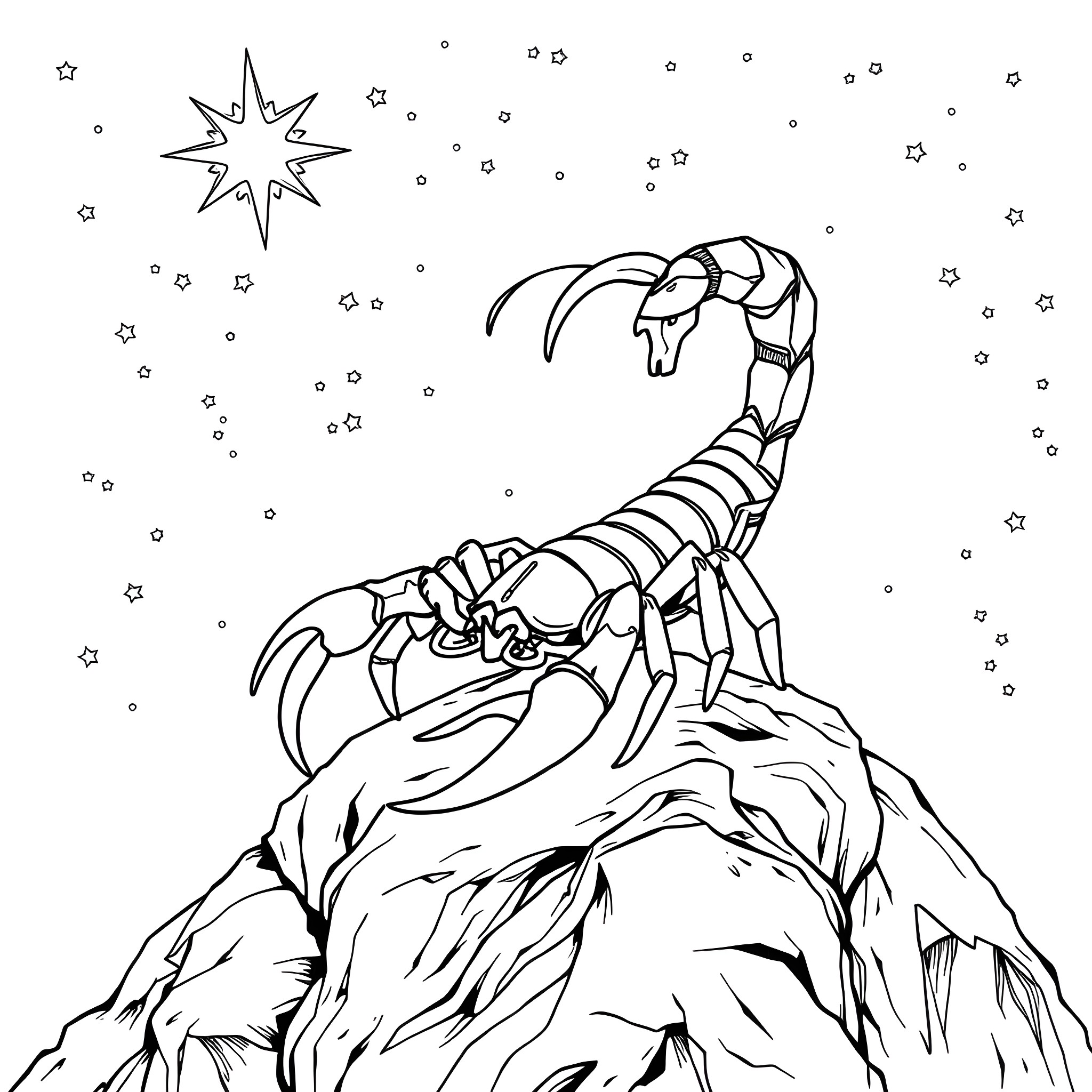 Best Scorpio Coloring Pages (Free Printable PDF)