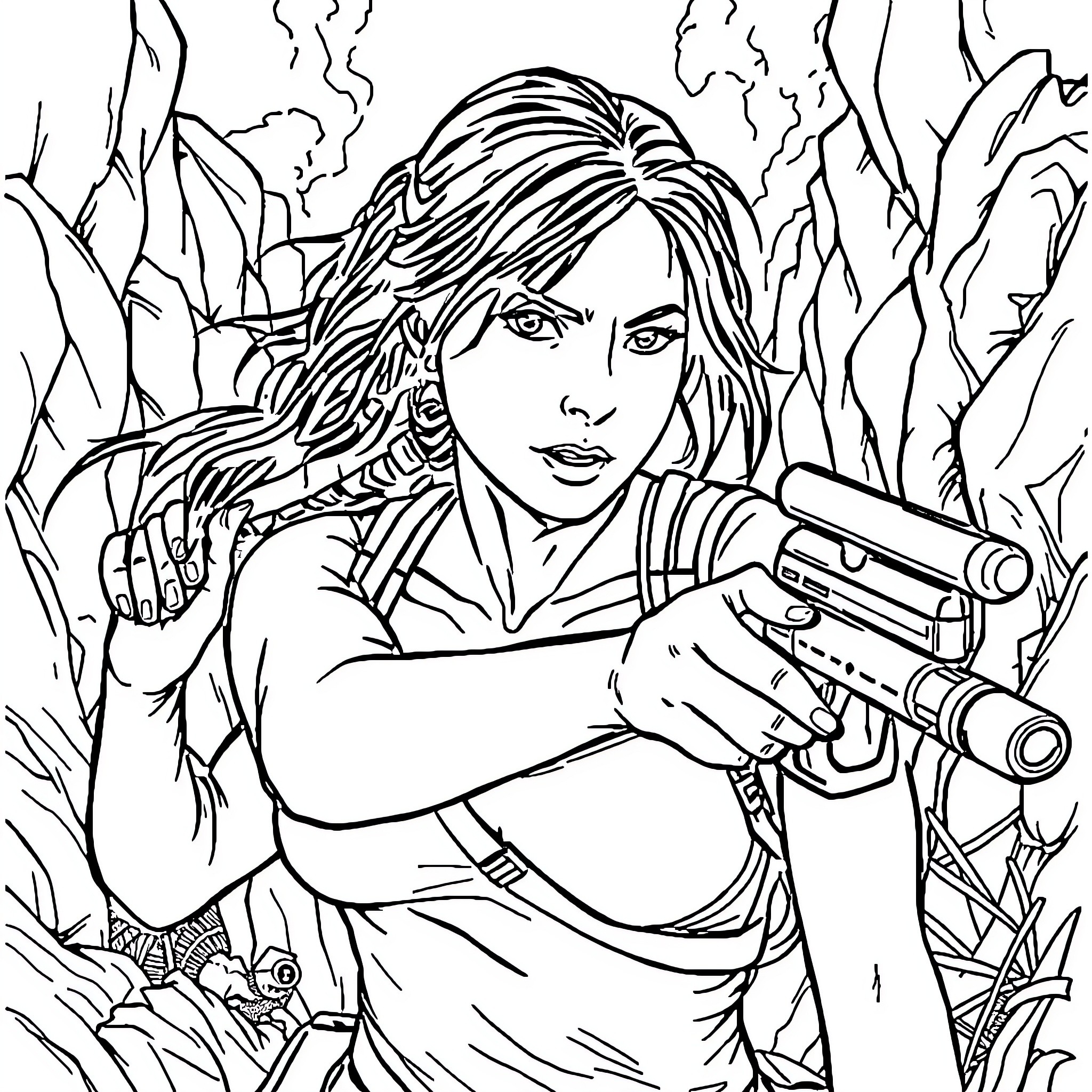 Best Lara Croft Coloring Pages (Free Printable PDF)