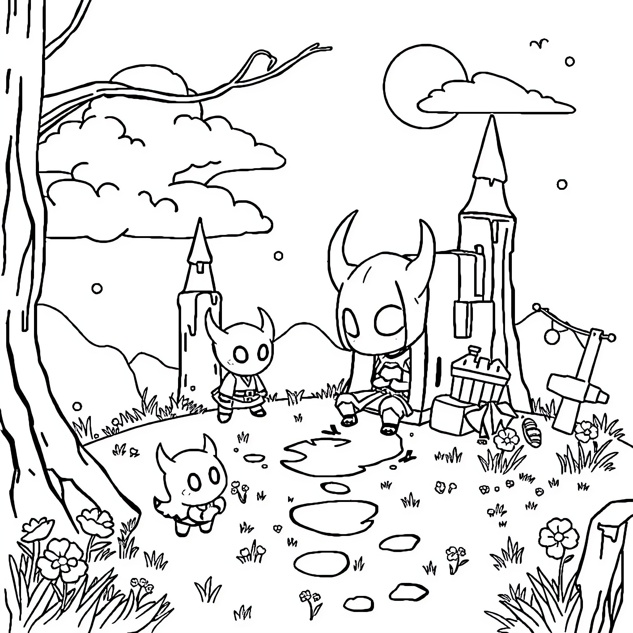 3 Best Hollow Knight Coloring Pages (Free Printable PDFs)