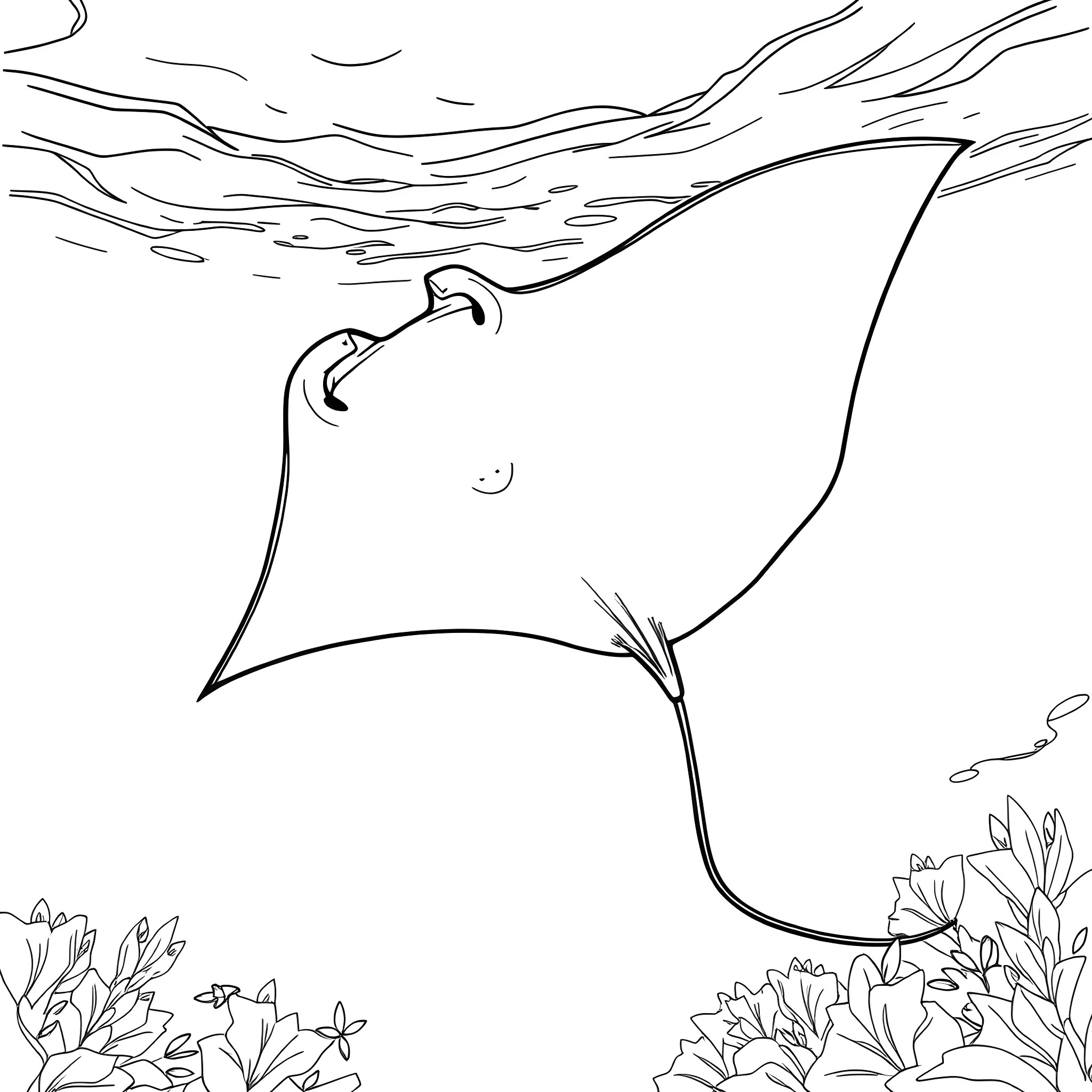 Best Manta Ray Coloring Pages (Free Printable PDF)