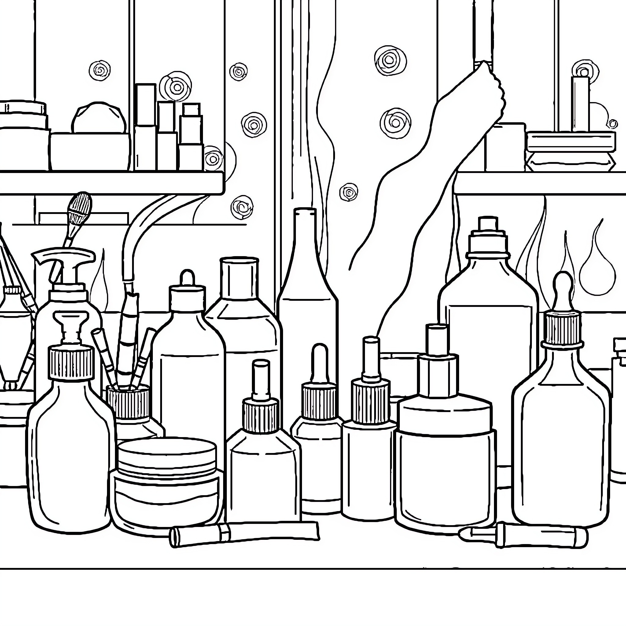 1 Best Cosmetic Coloring Pages (Free Printable PDFs)