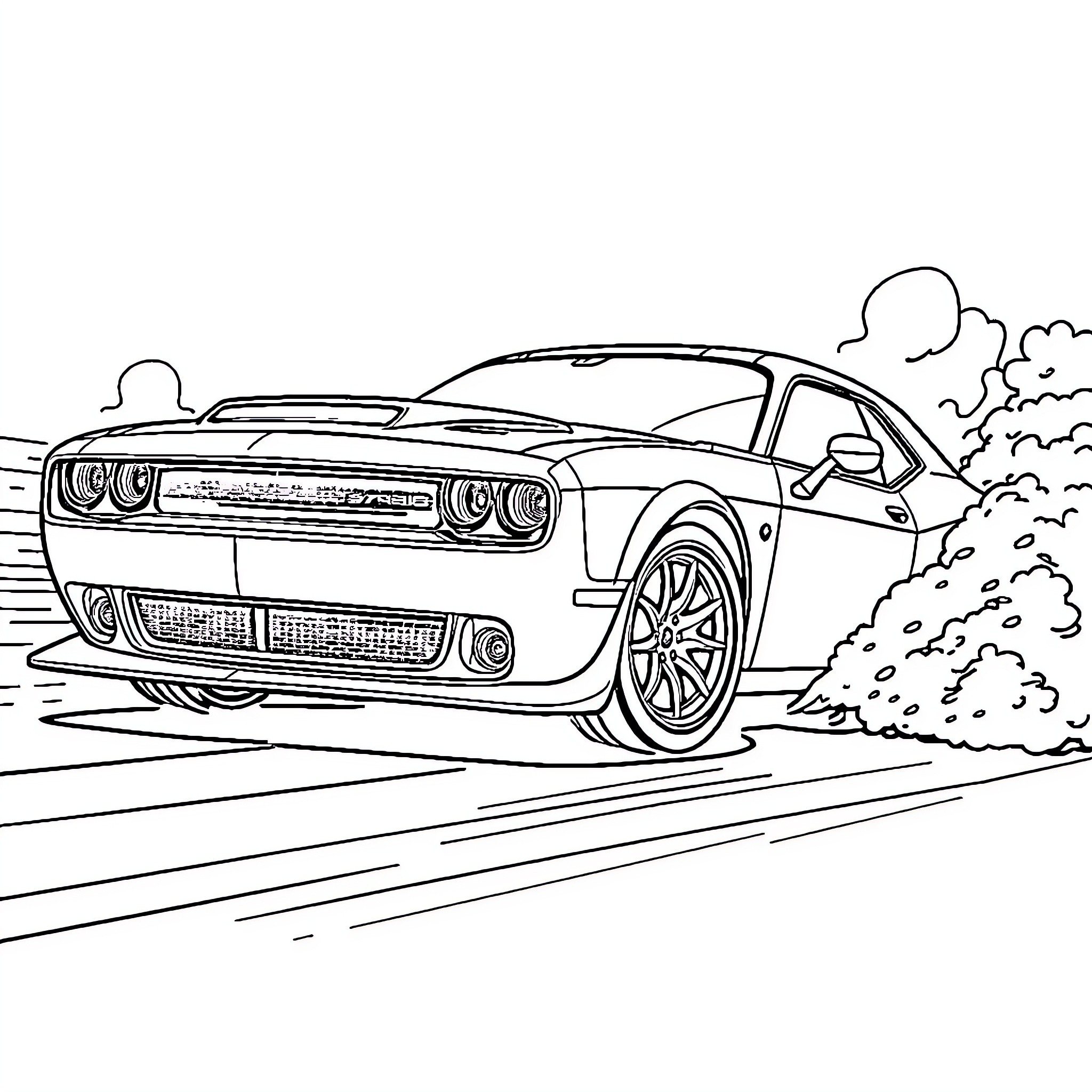 Best Hellcat Coloring Pages (Free Printable PDF)