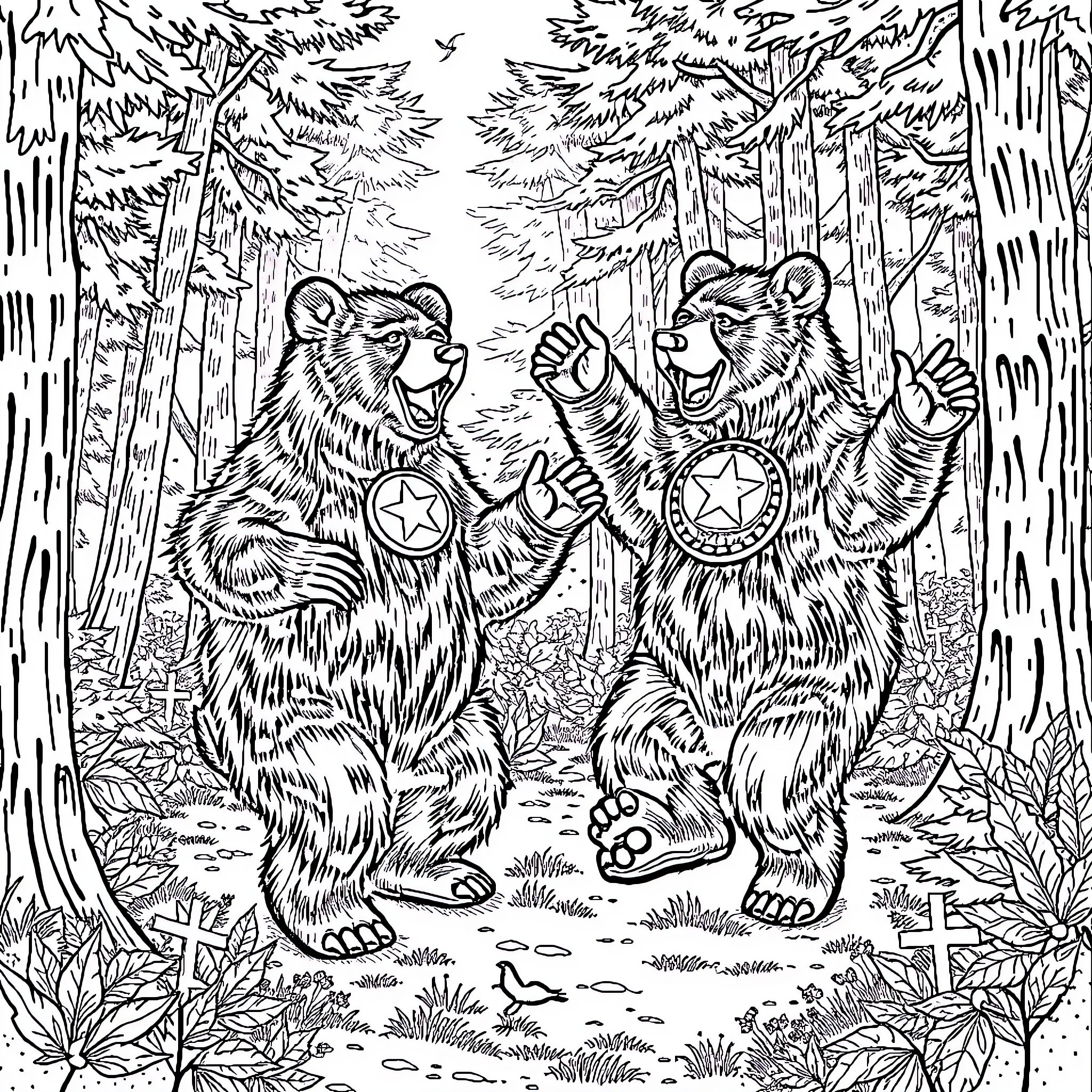 Best Bear Coloring Pages (Free Printable PDF)