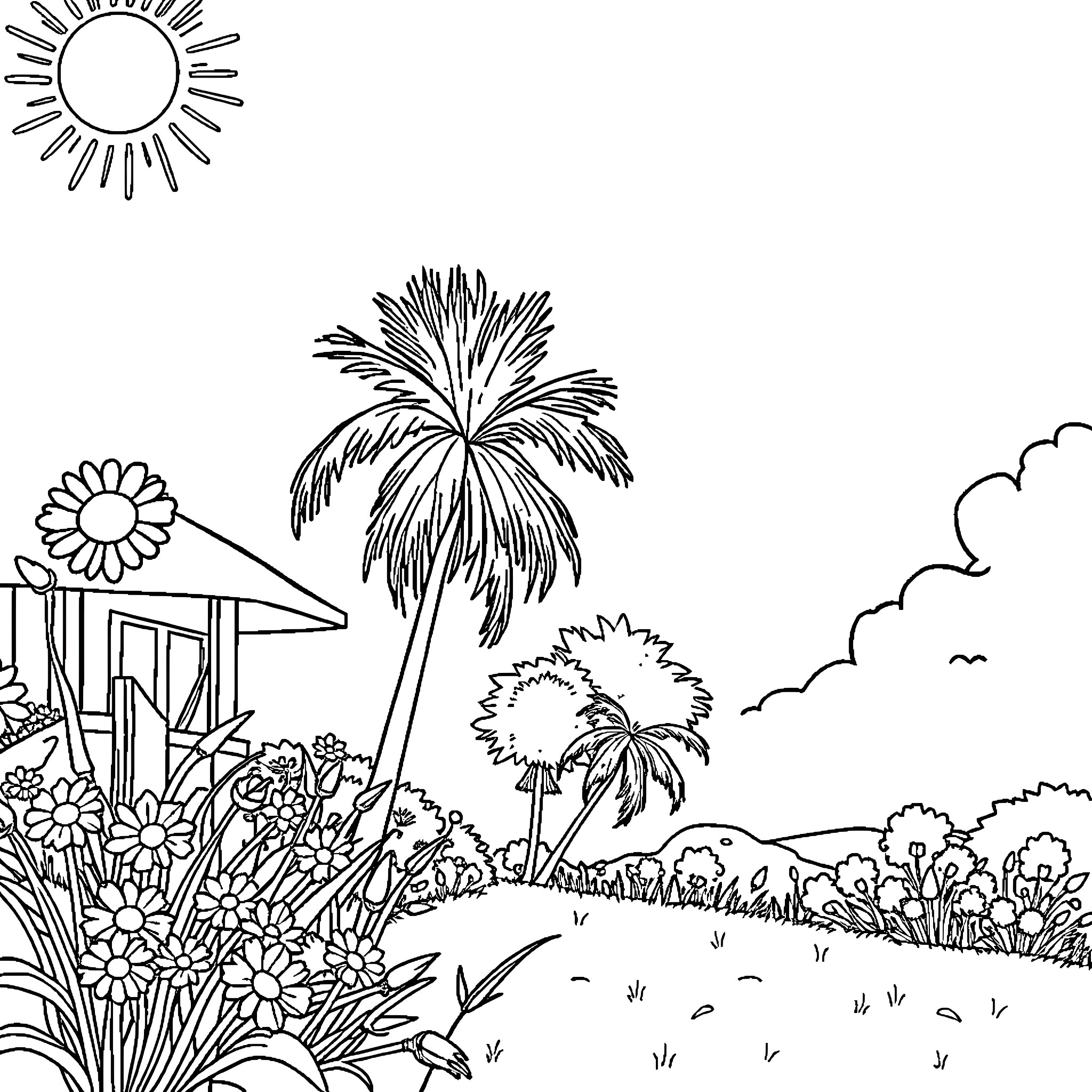 Best Summer Coloring Pages (Free Printable PDF)