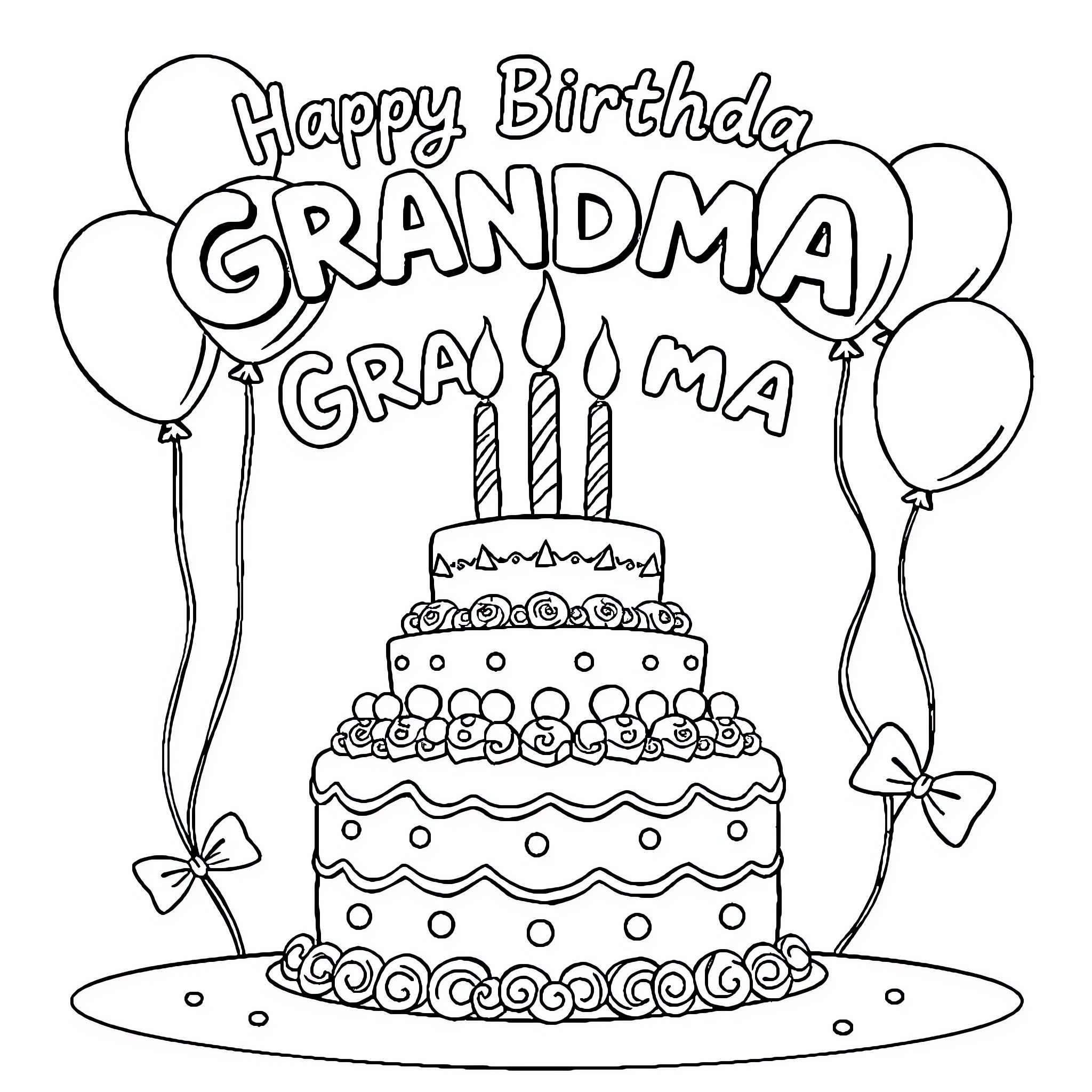 Best Grandma Coloring Pages (Free Printable PDF)