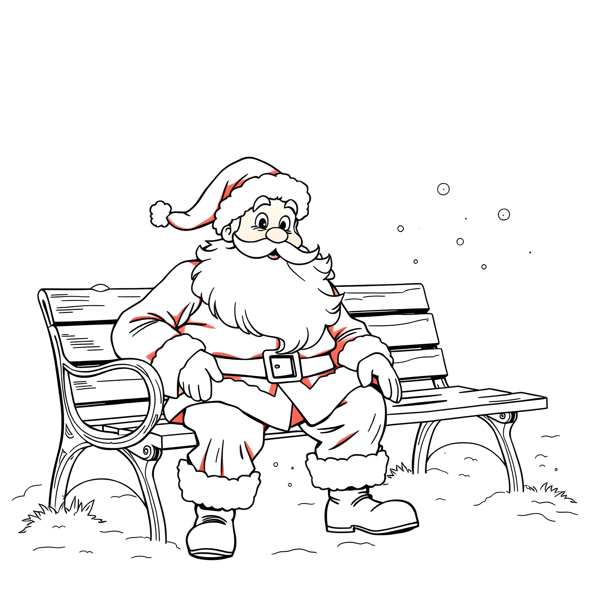 Best Santa Claus Coloring Pages (Free Printable PDF)