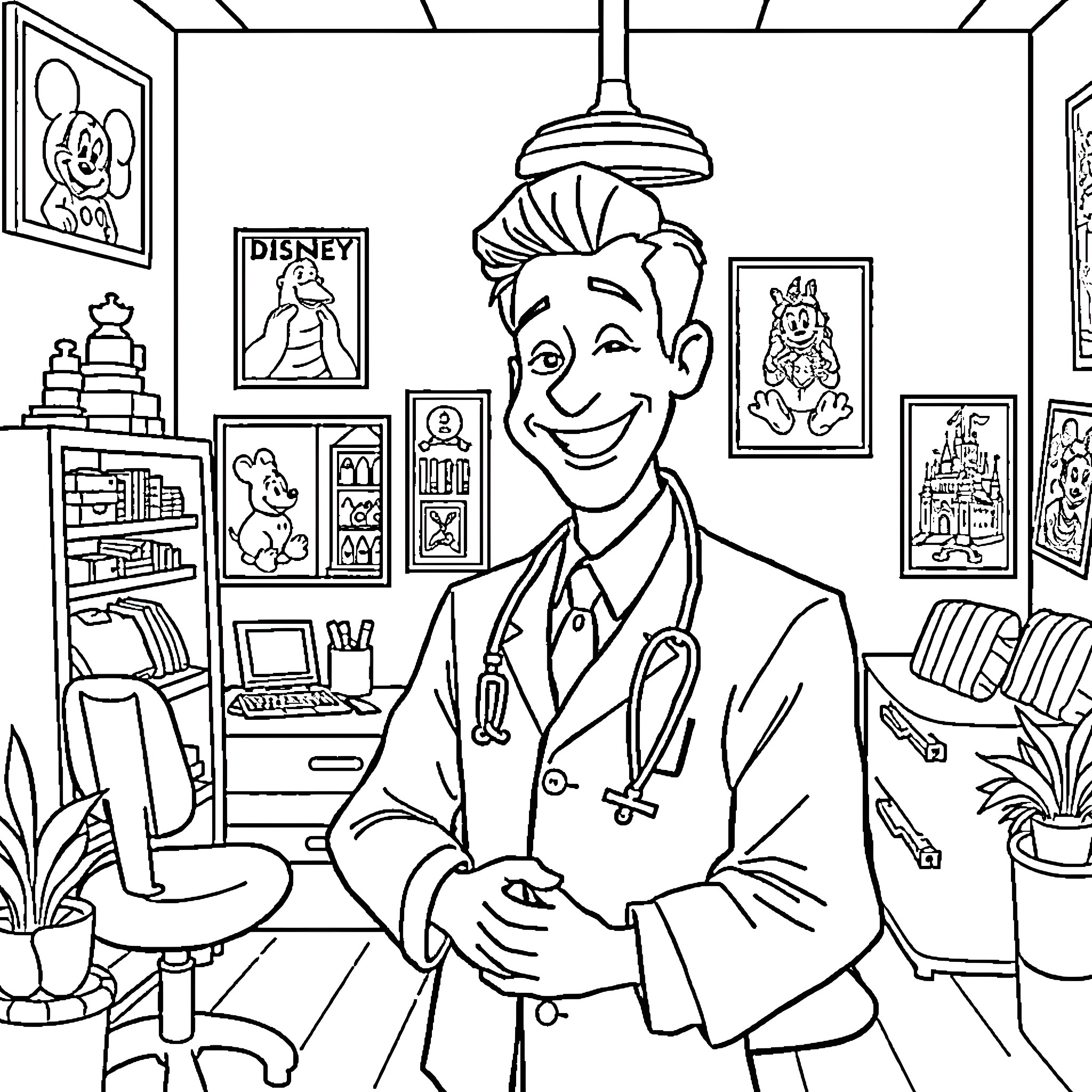 Best Chiropractor Coloring Pages (Free Printable PDF)