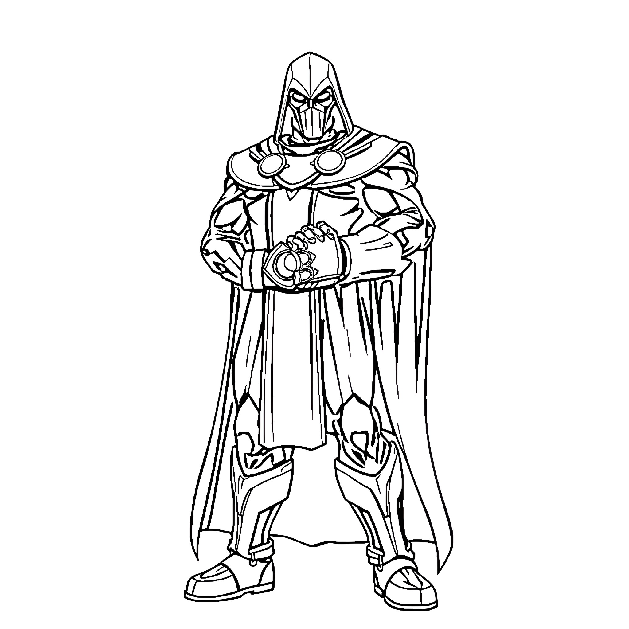 Best Dr. Doom Coloring Pages (Free Printable PDF)