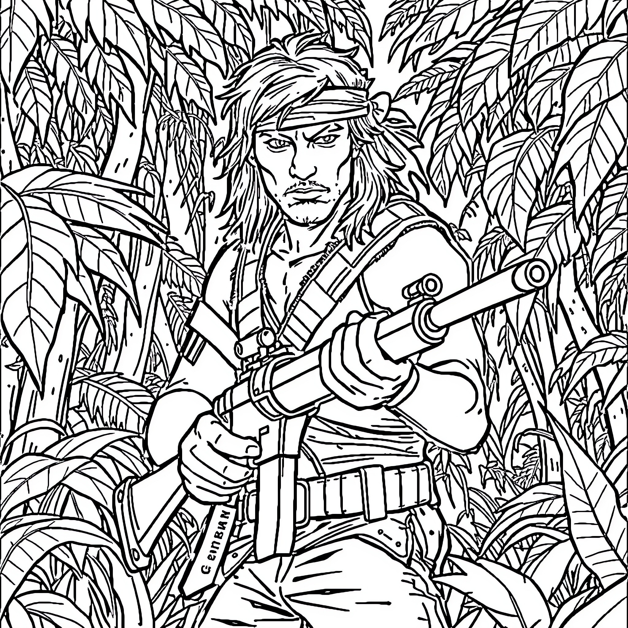 Best Rambo Coloring Pages (Free Printable PDF)