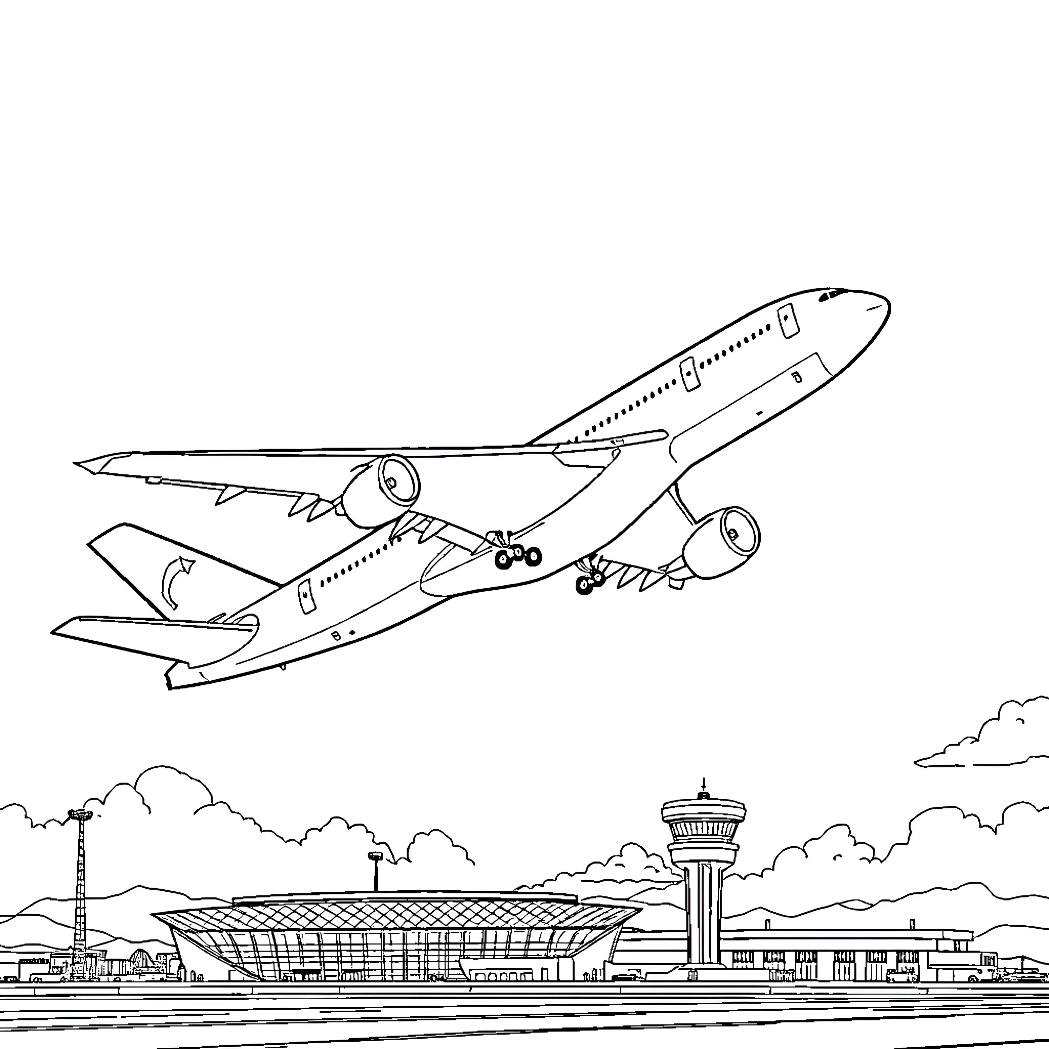 Best Airbus Coloring Pages (Free Printable PDF)