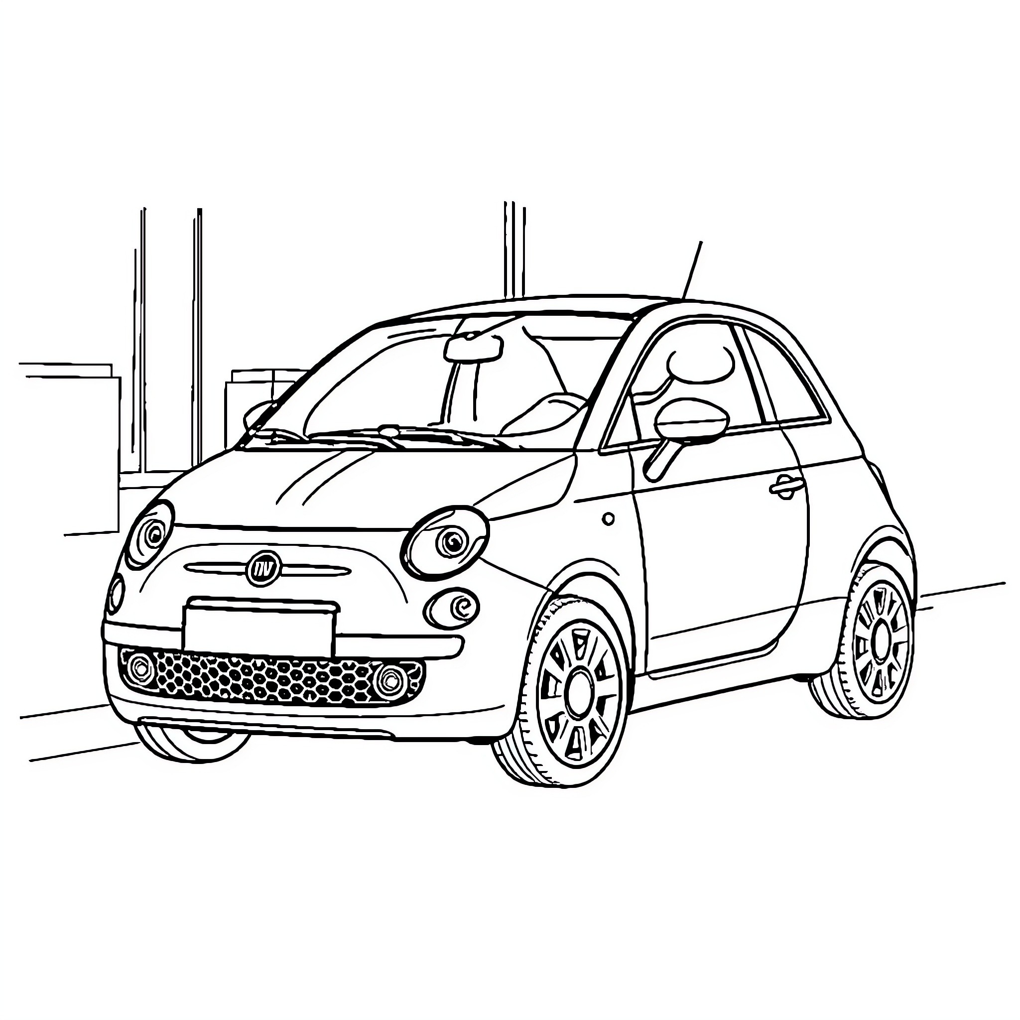 8 Best Fiat Coloring Pages (Free Printable PDFs)