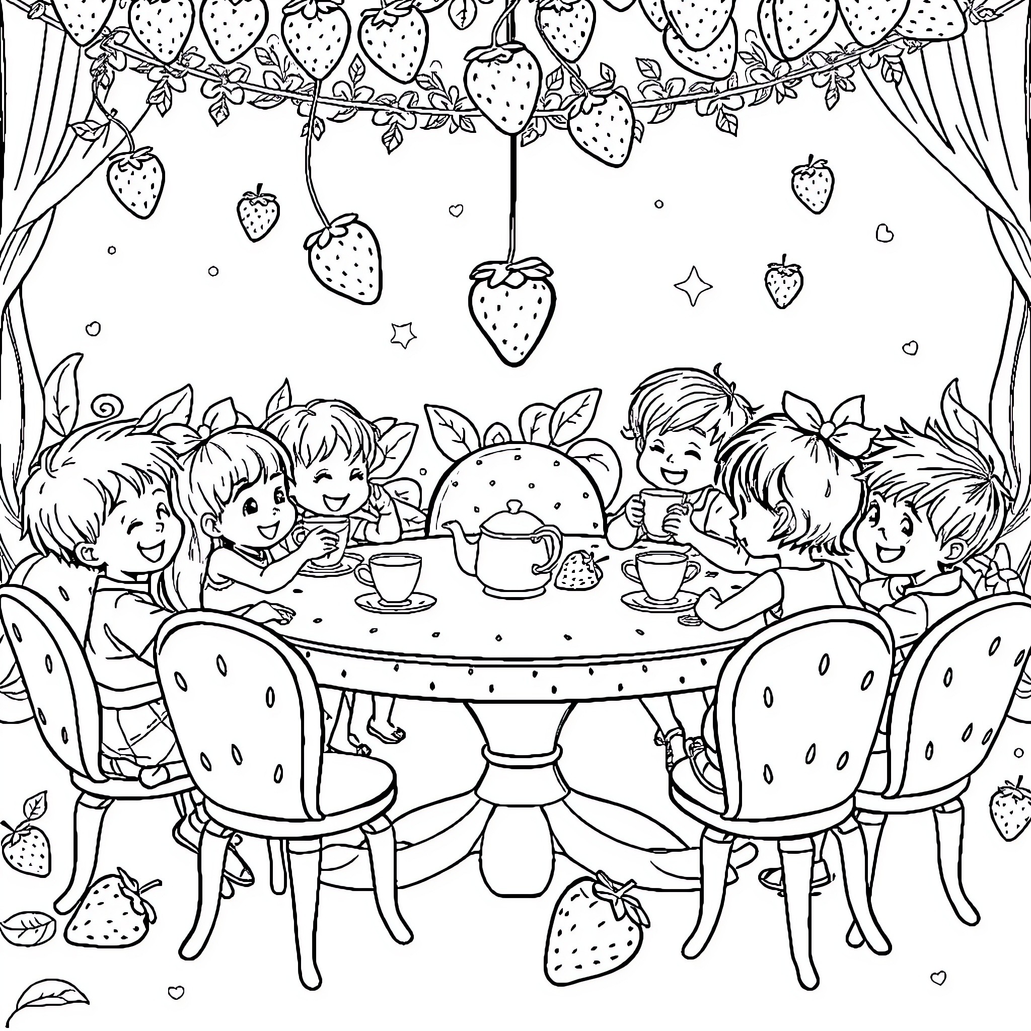 Best Strawberry Coloring Pages (Free Printable PDF)
