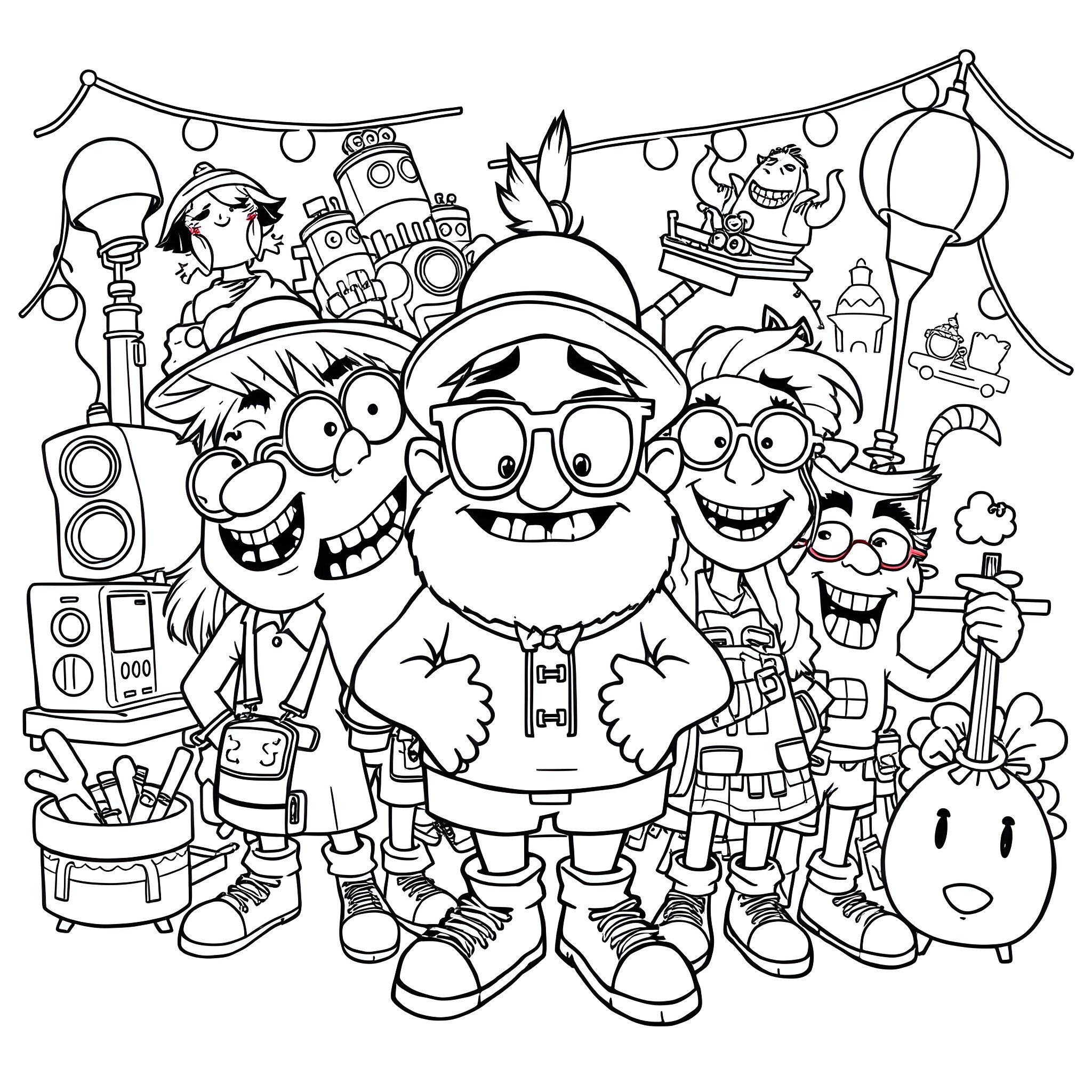 1 Best Toon Coloring Pages (Free Printable PDFs)