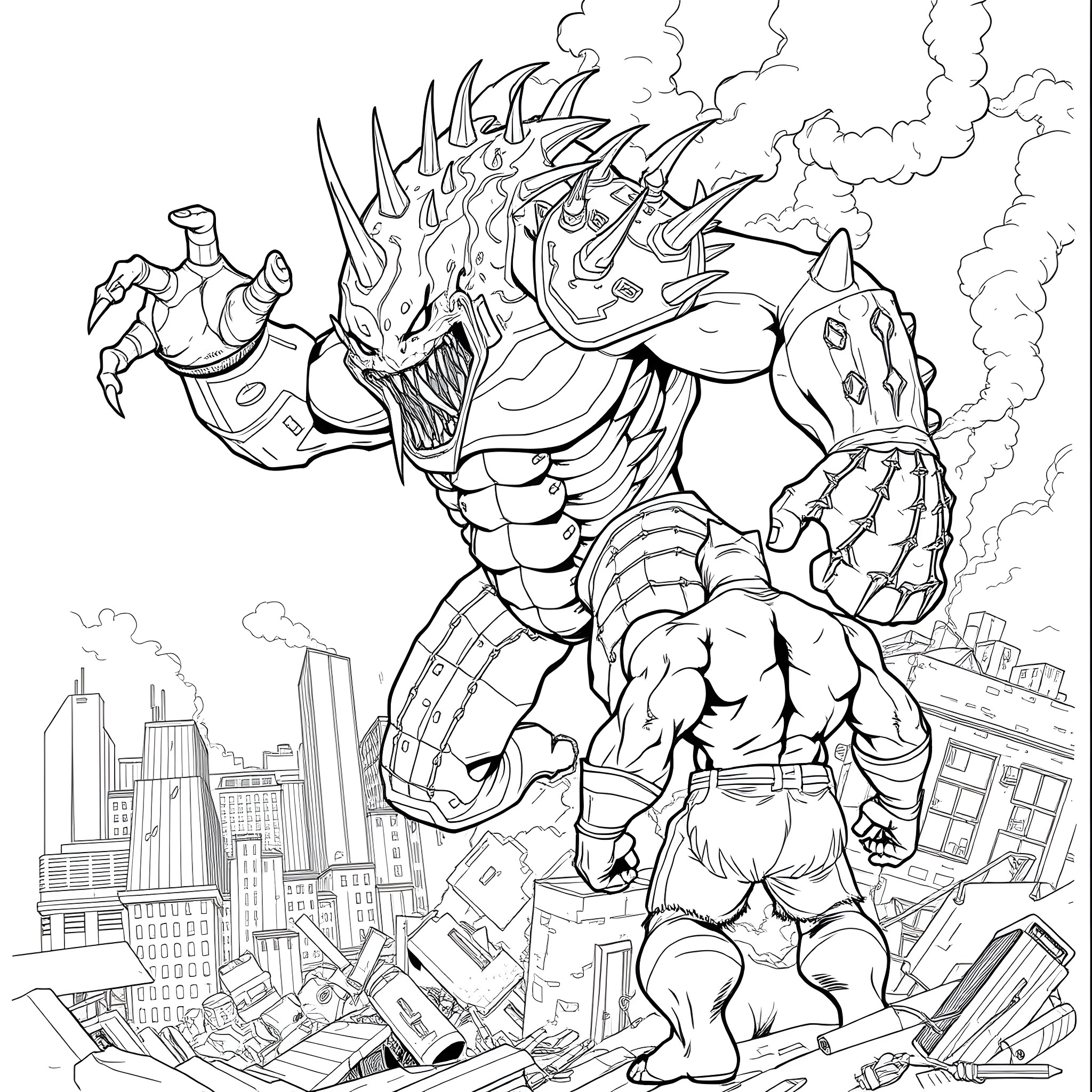 Best Abomination Coloring Pages (Free Printable PDF)