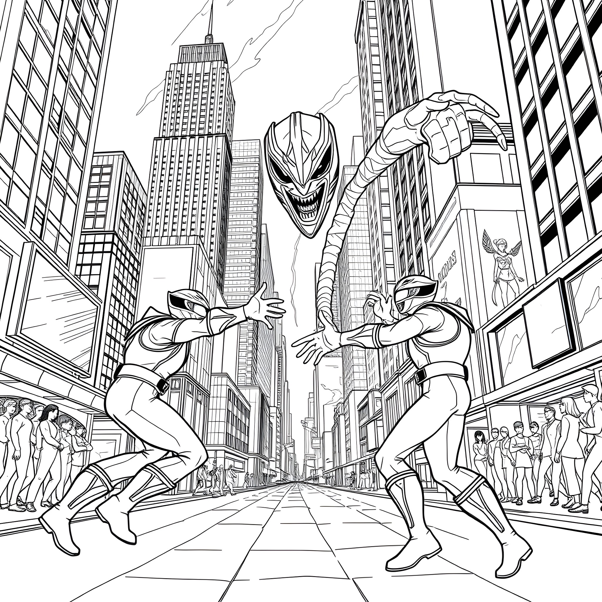 154 Best Power Ranger Coloring Pages (Free Printable PDFs)