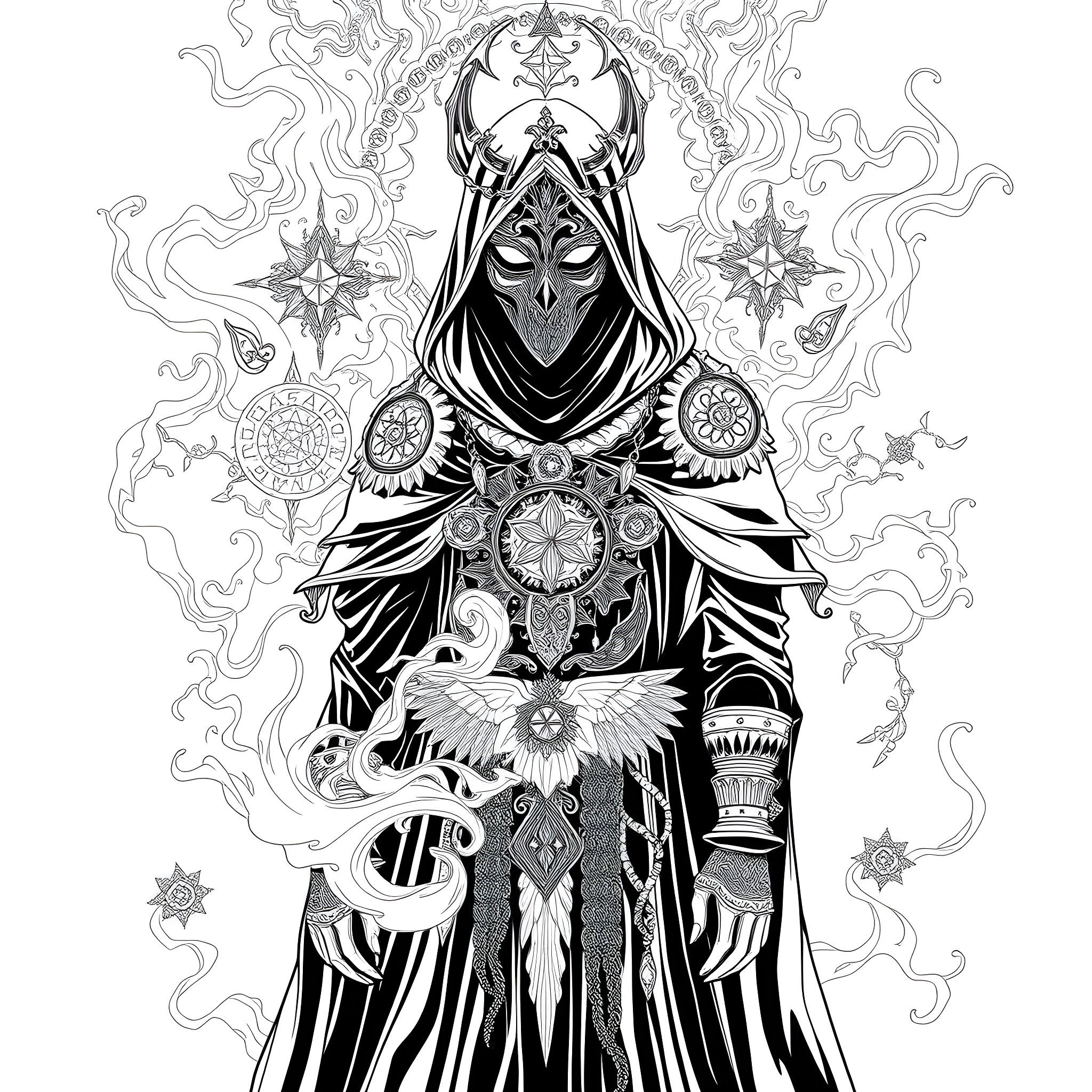 Best Sleep Token Coloring Pages (Free Printable PDF)