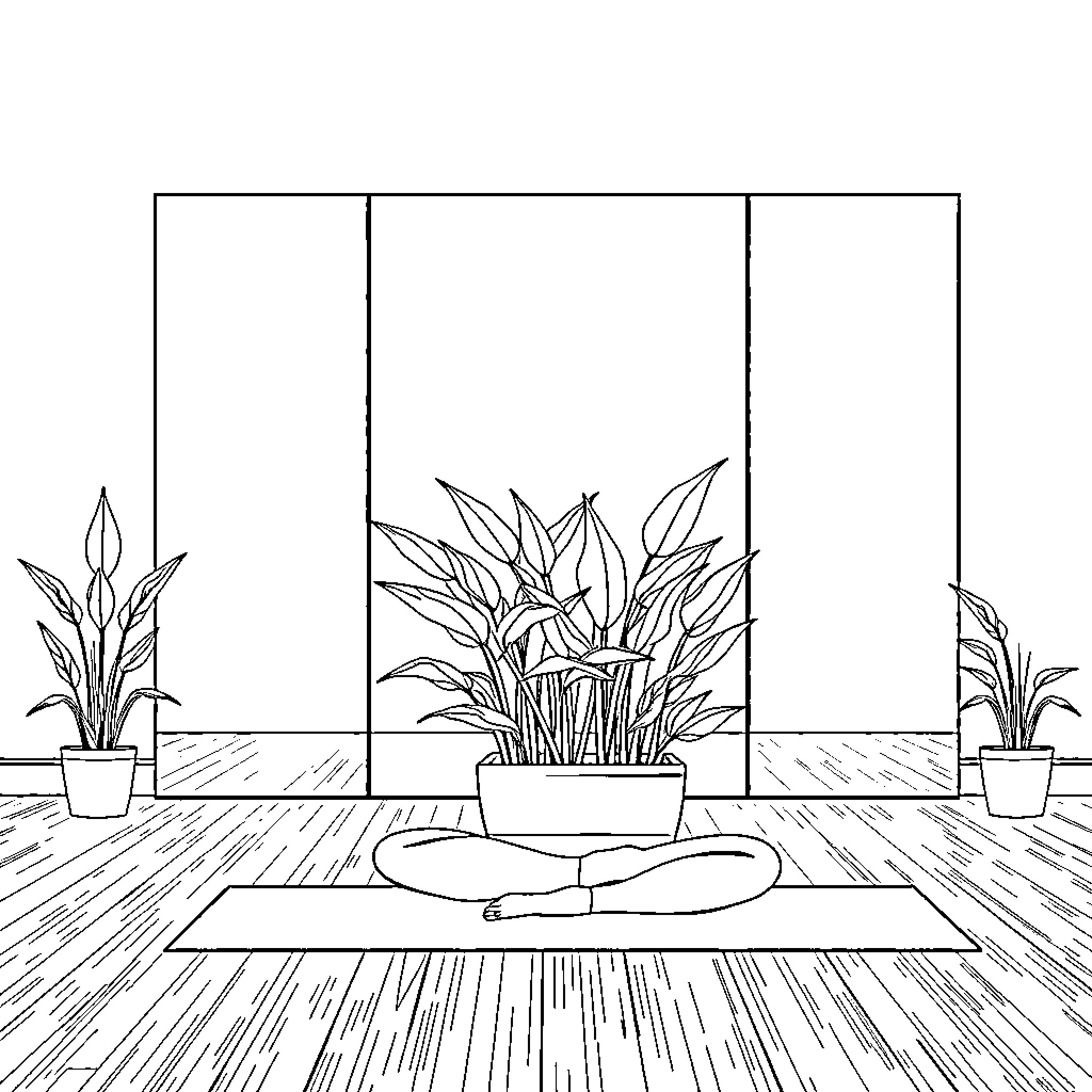 Best Yoga Studio Coloring Pages (Free Printable PDF)