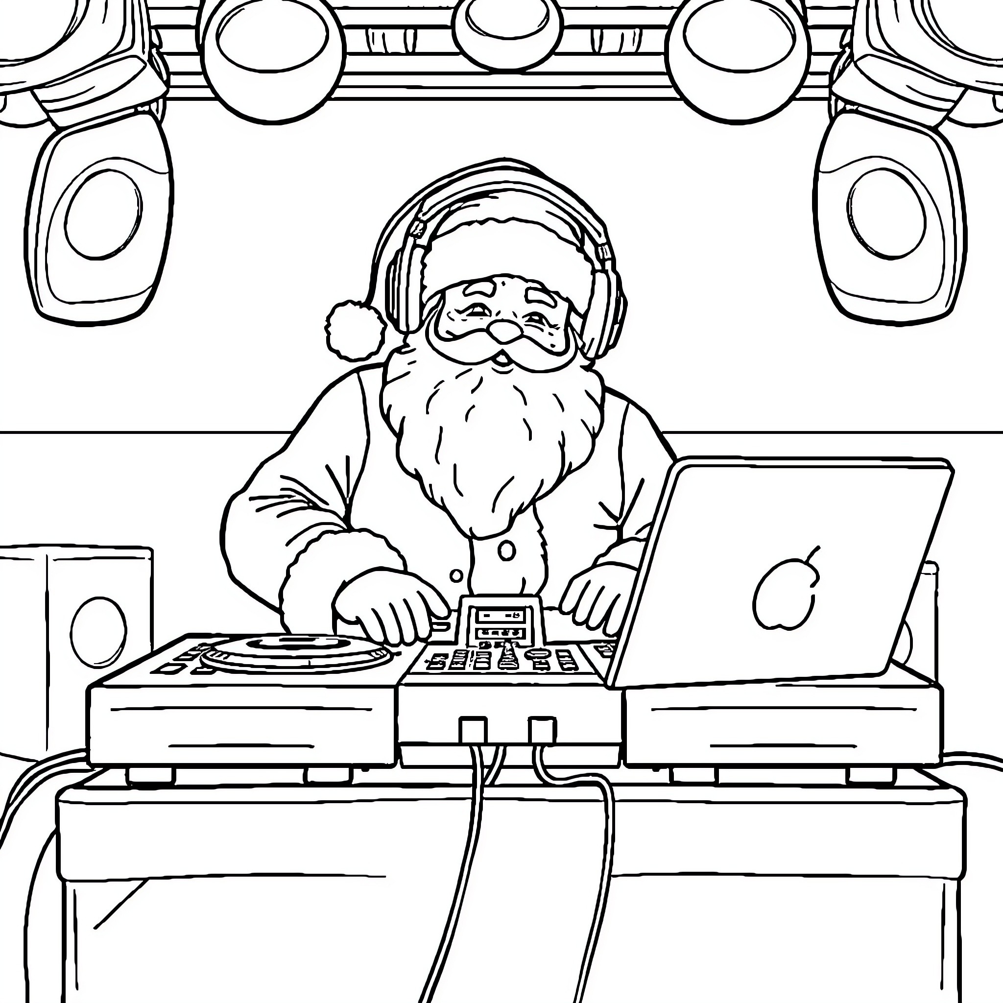 Best Santa Claus Coloring Pages (Free Printable PDF)