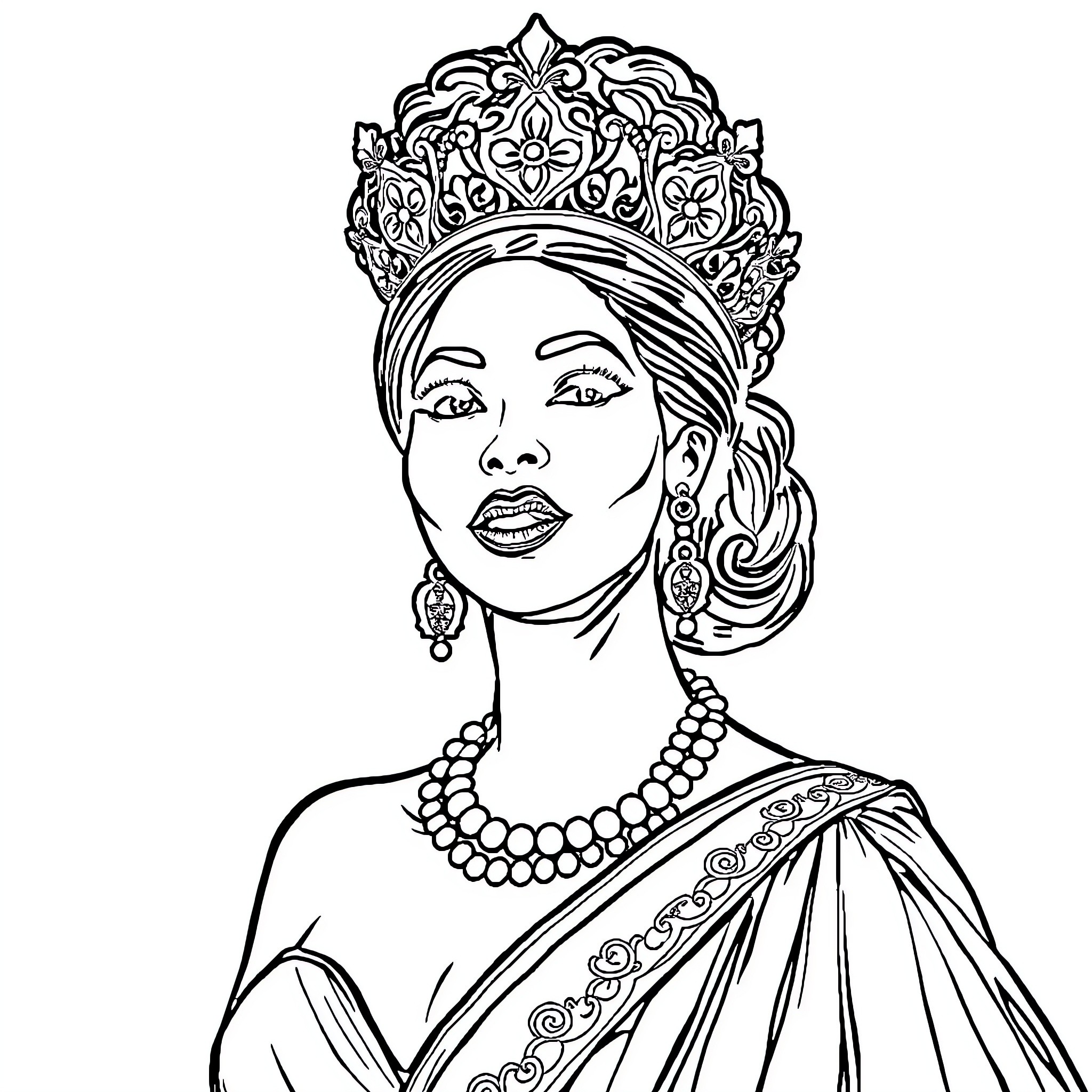 Best Queen Coloring Pages (Free Printable PDF)
