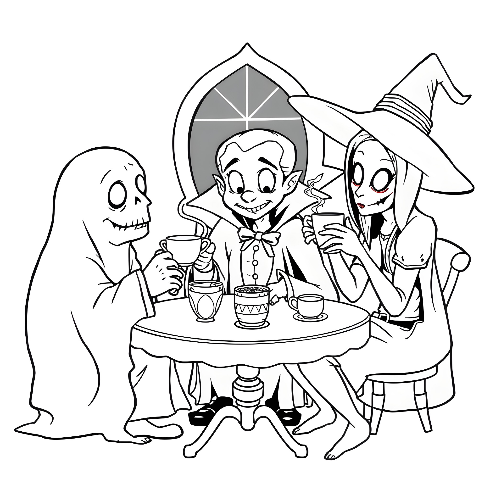 16 Best Horror Character Coloring Pages (Free Printable PDFs)