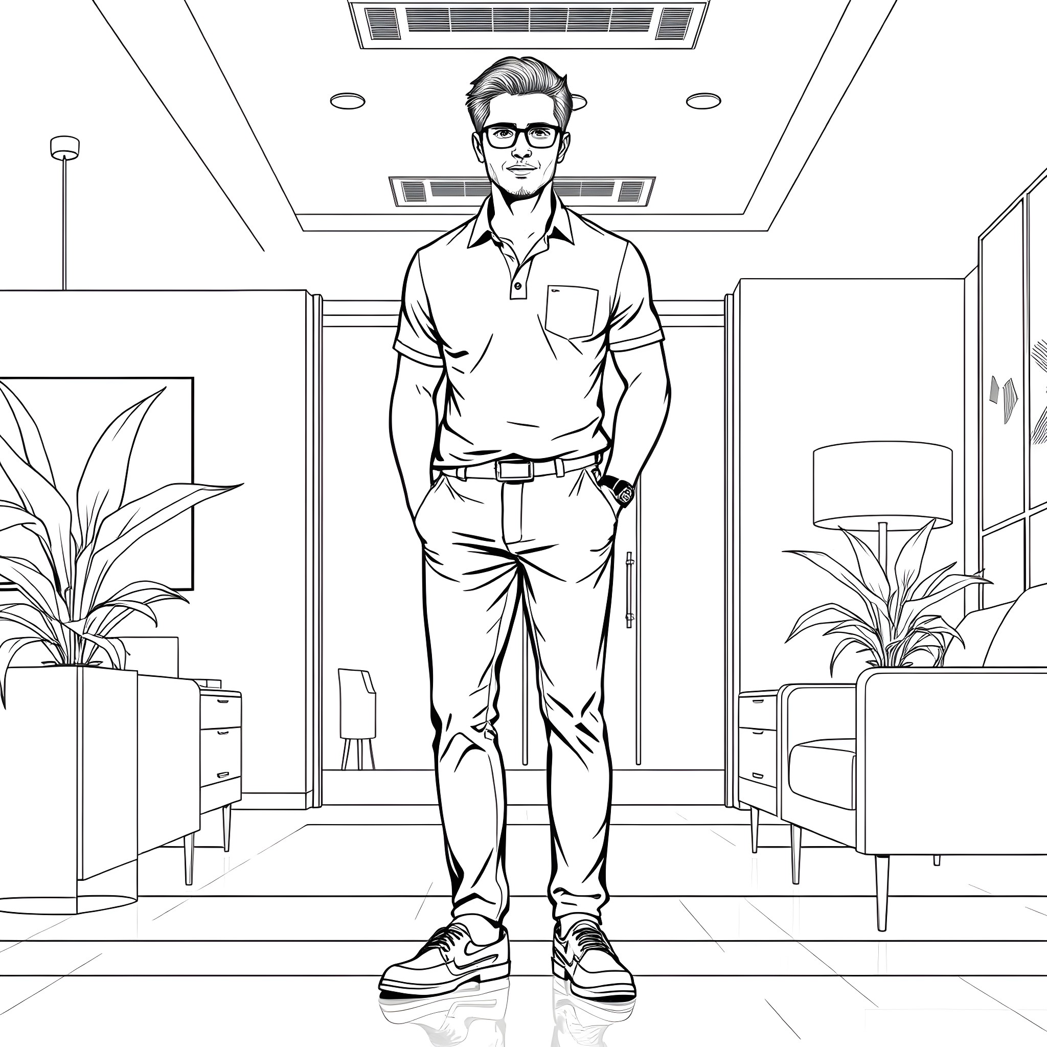 1787 Best Man Coloring Pages (Free Printable PDFs)