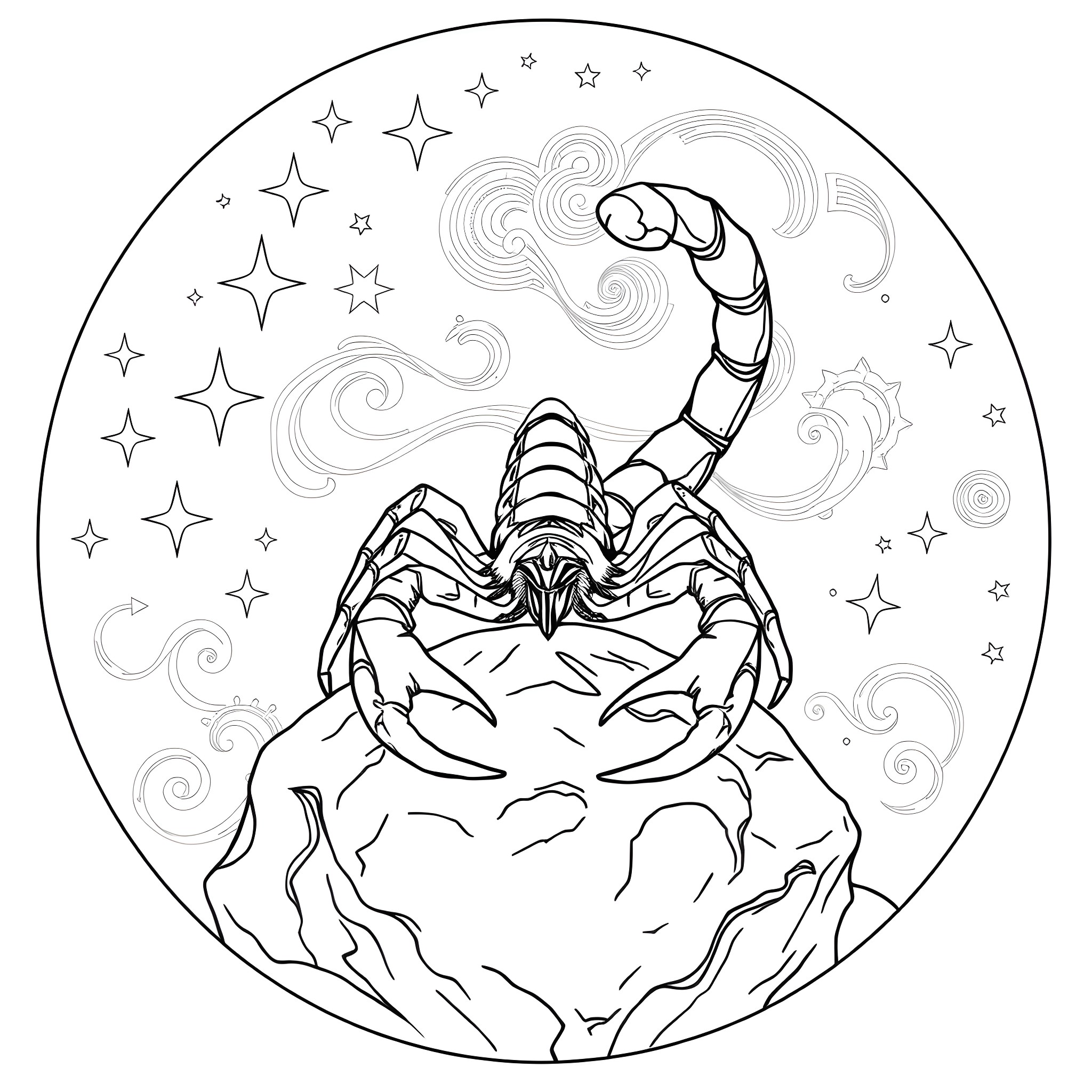 Best Scorpio Coloring Pages (Free Printable PDF)