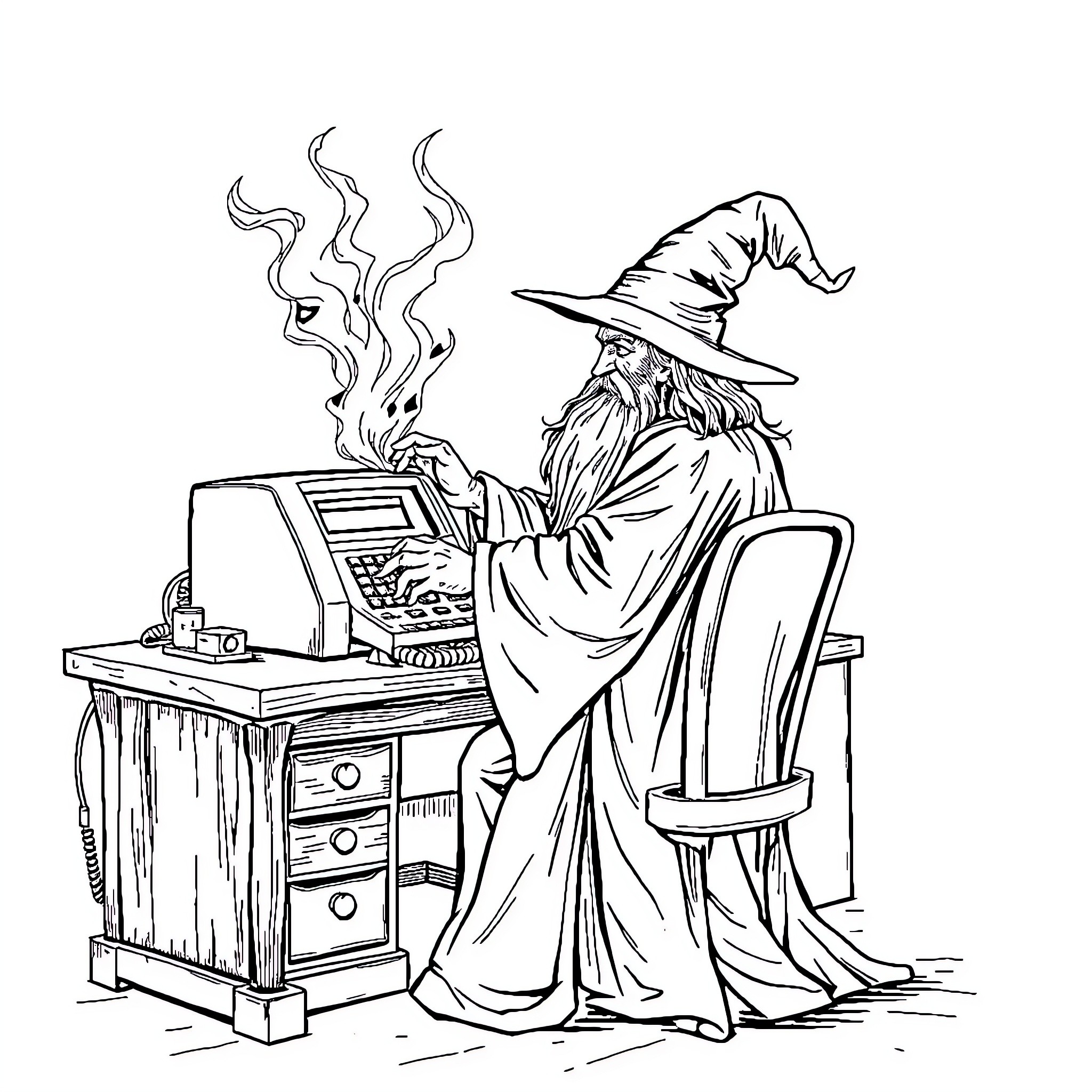 Best Wizard Coloring Pages (Free Printable PDF)