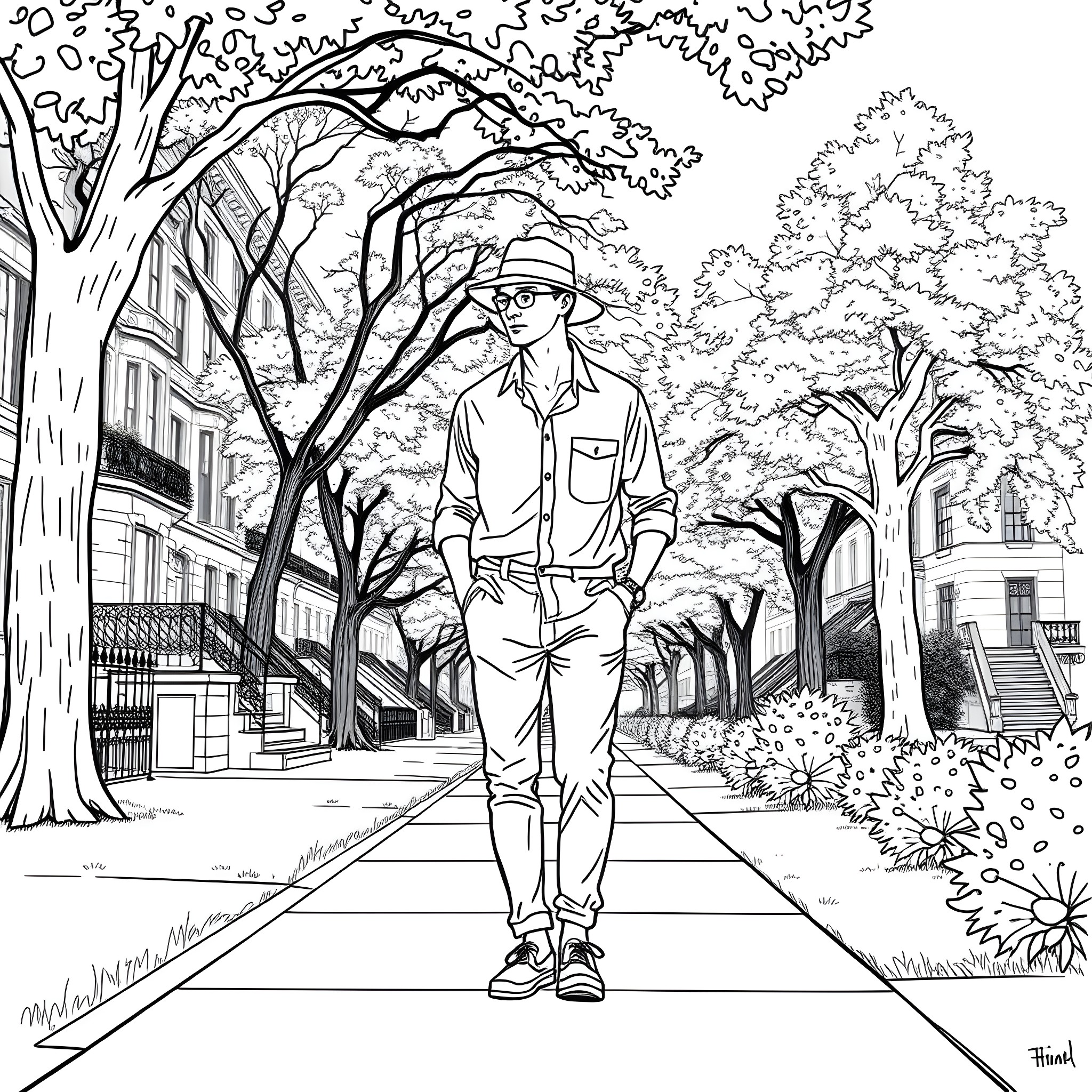 89 Best Man Coloring Pages (Free Printable PDFs)