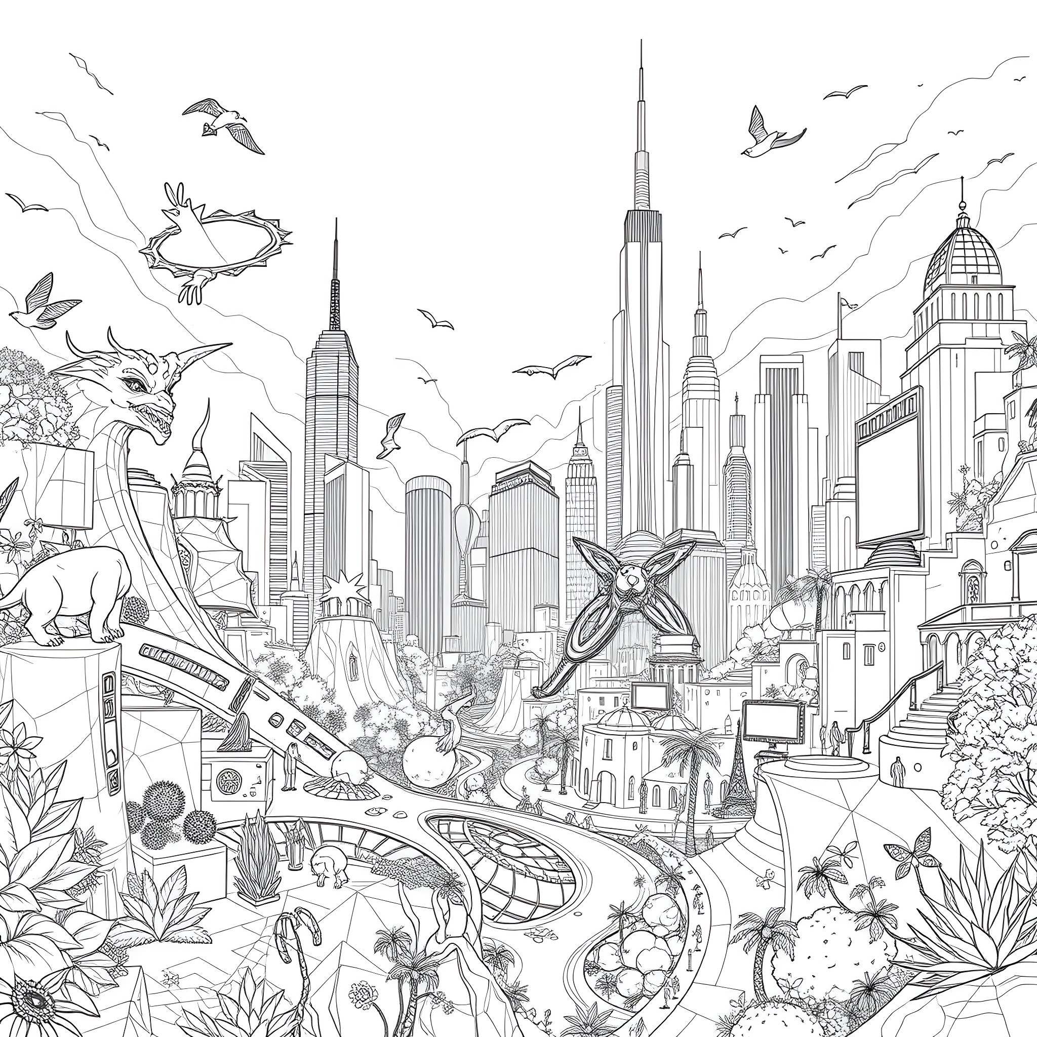 Best Fantasy Coloring Pages (Free Printable PDF)