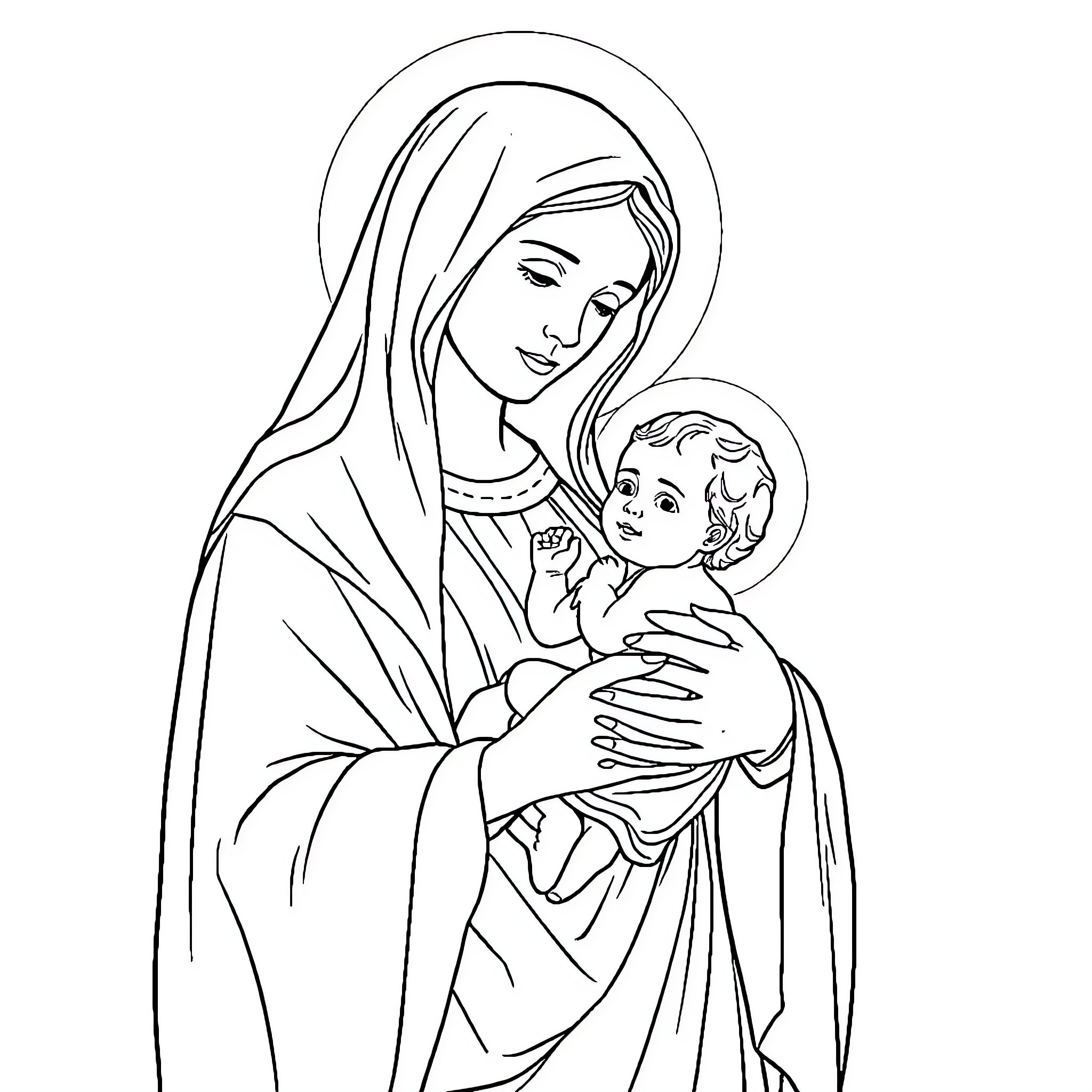 Best Virgen María Coloring Pages (Free Printable PDF)
