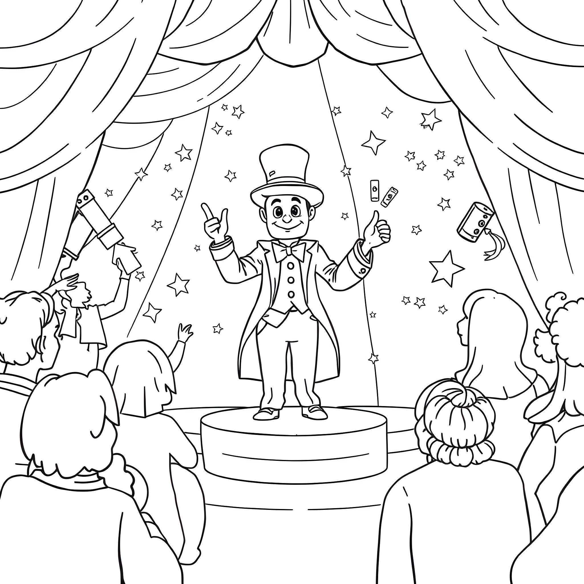 Best Magician Coloring Pages (Free Printable PDF)