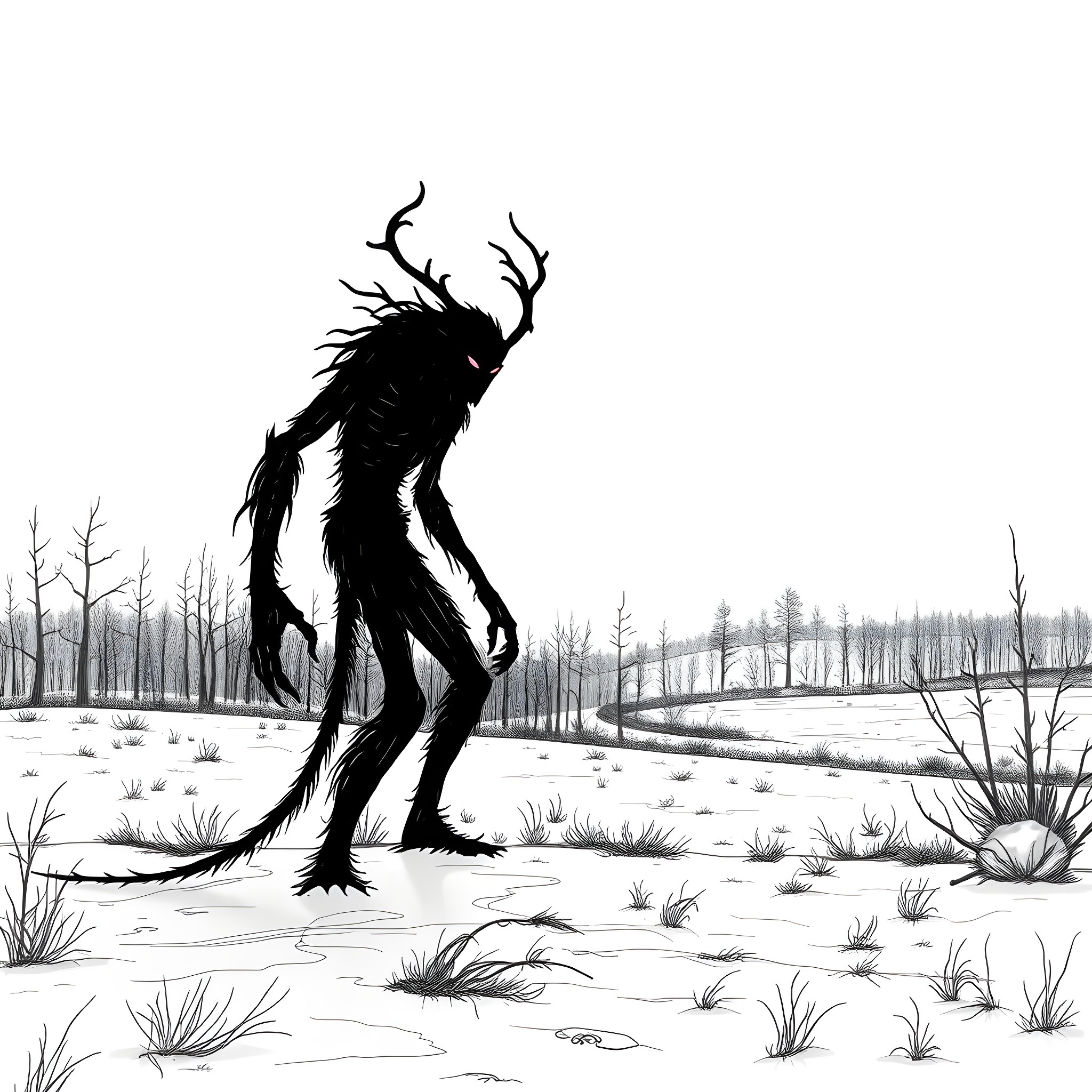 Best Wendigo Coloring Pages (Free Printable PDF)