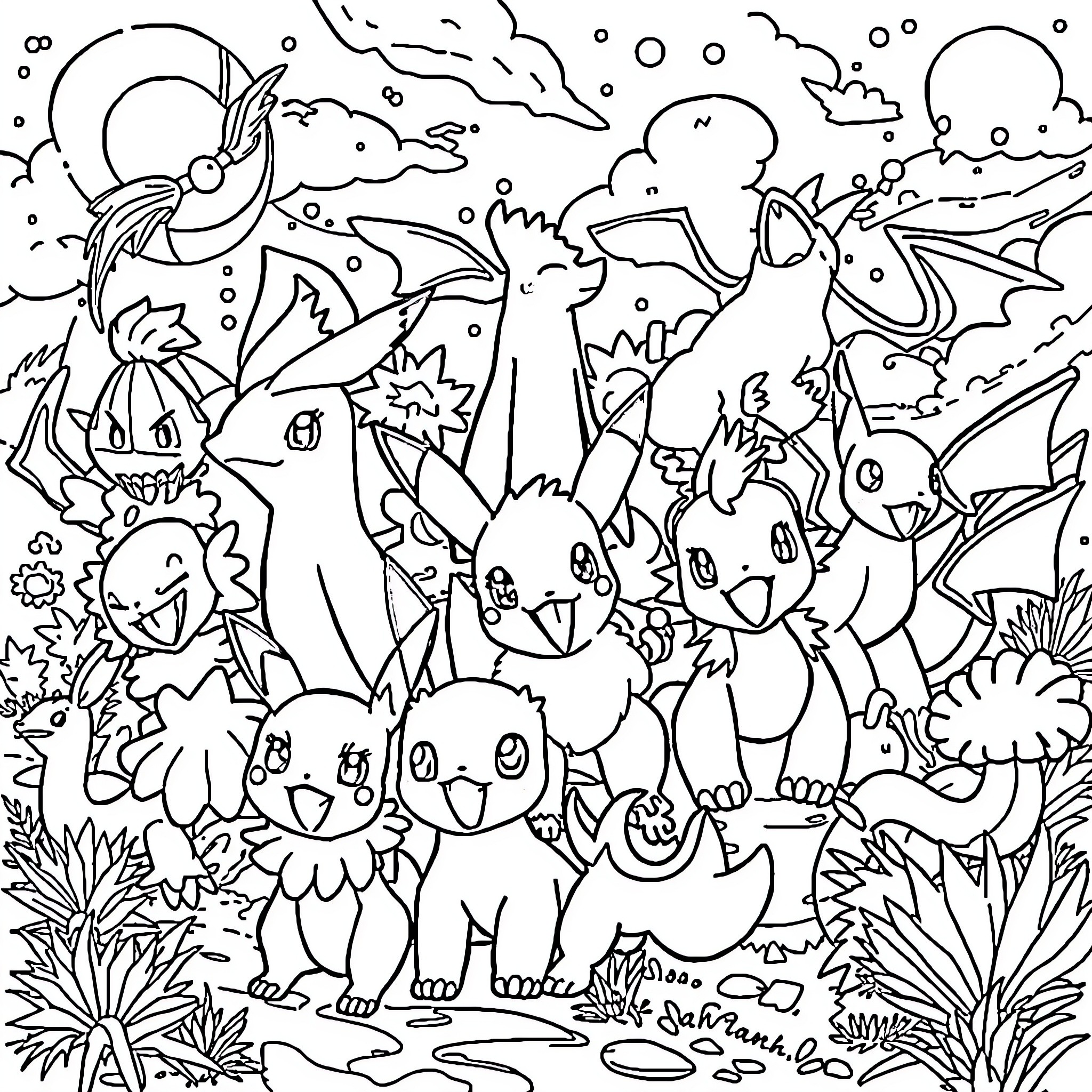 Best Pokémon Coloring Pages (Free Printable PDF)