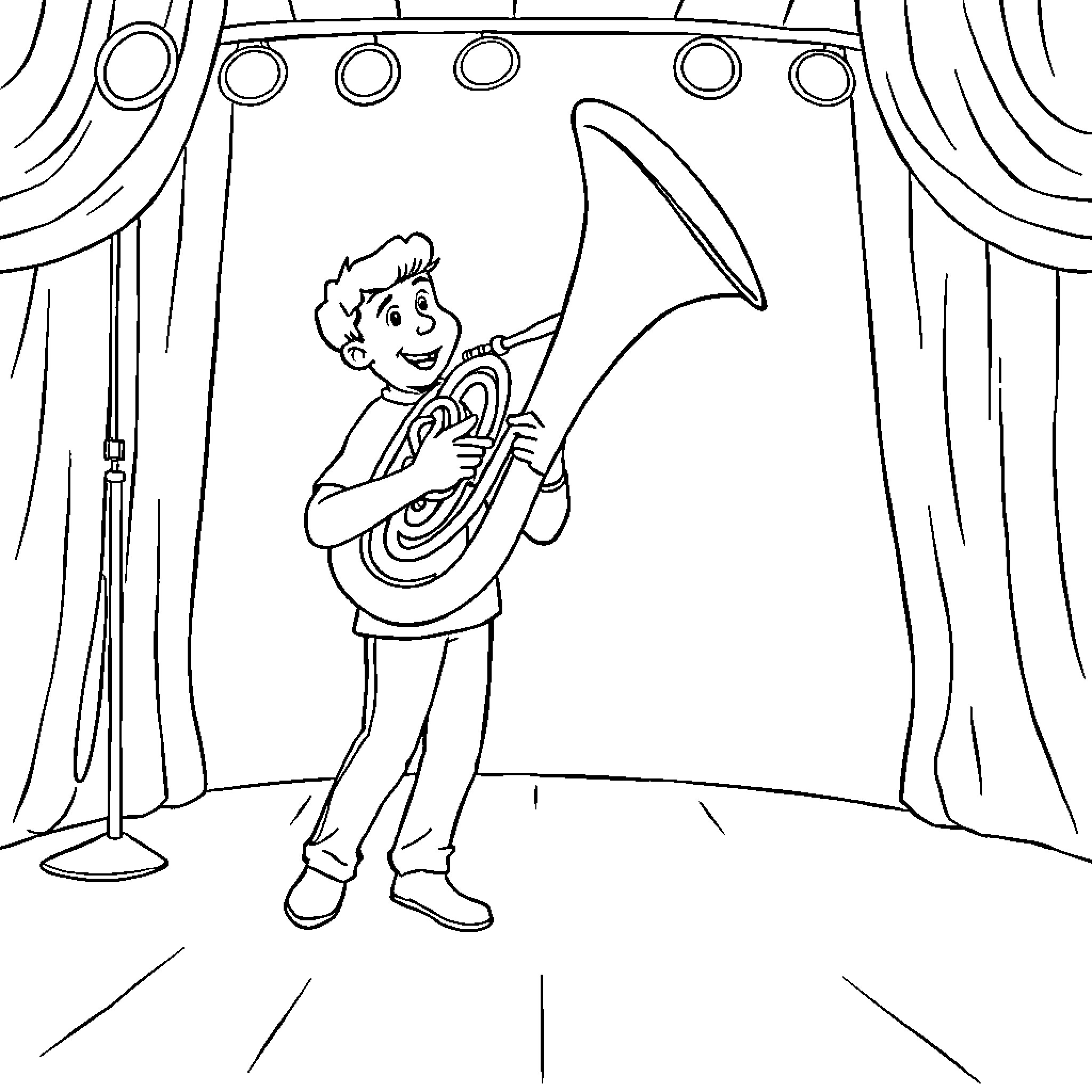 Best Tuba Coloring Pages (Free Printable PDF)