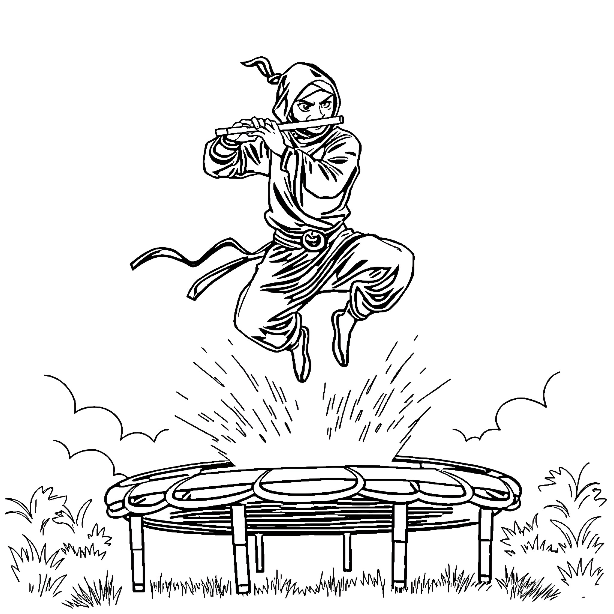 Best Ninja Coloring Pages (Free Printable PDF)