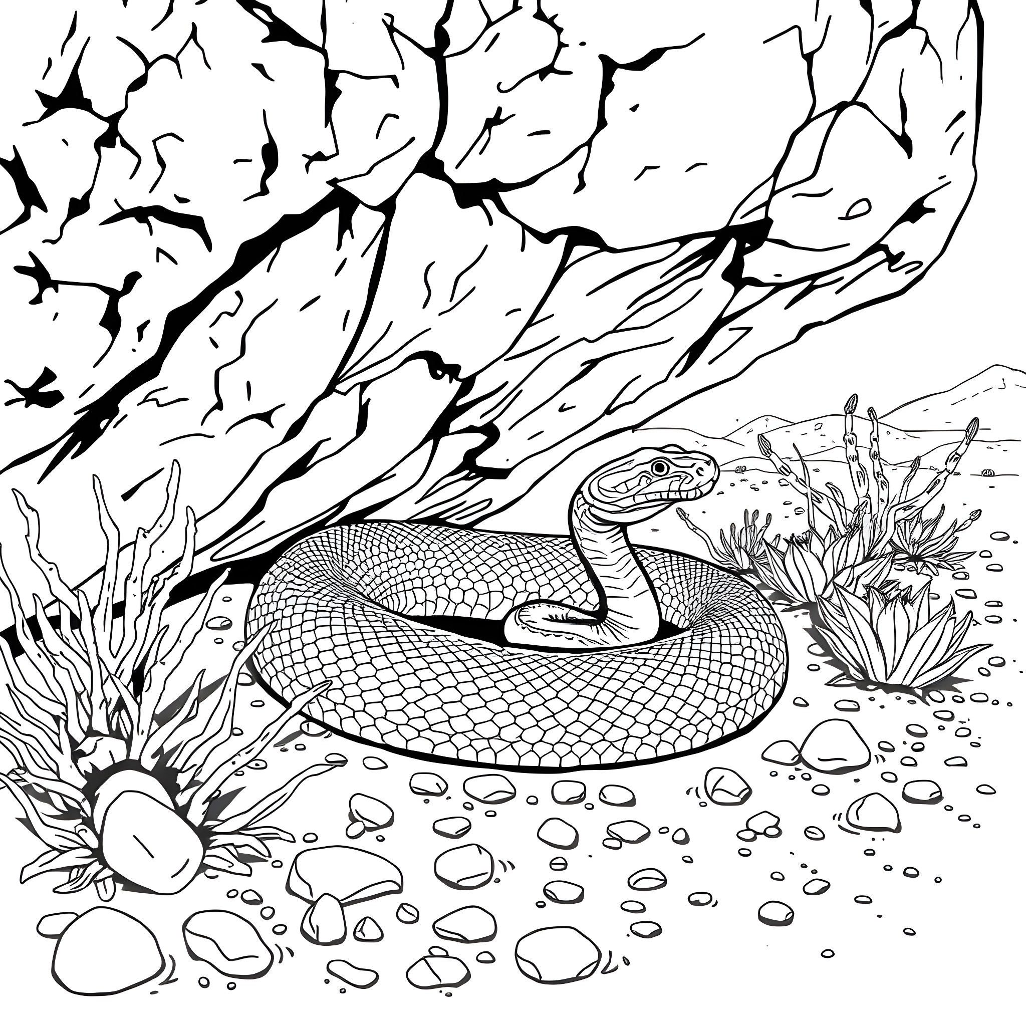 7 Best Rattlesnake Coloring Pages (Free Printable PDFs)