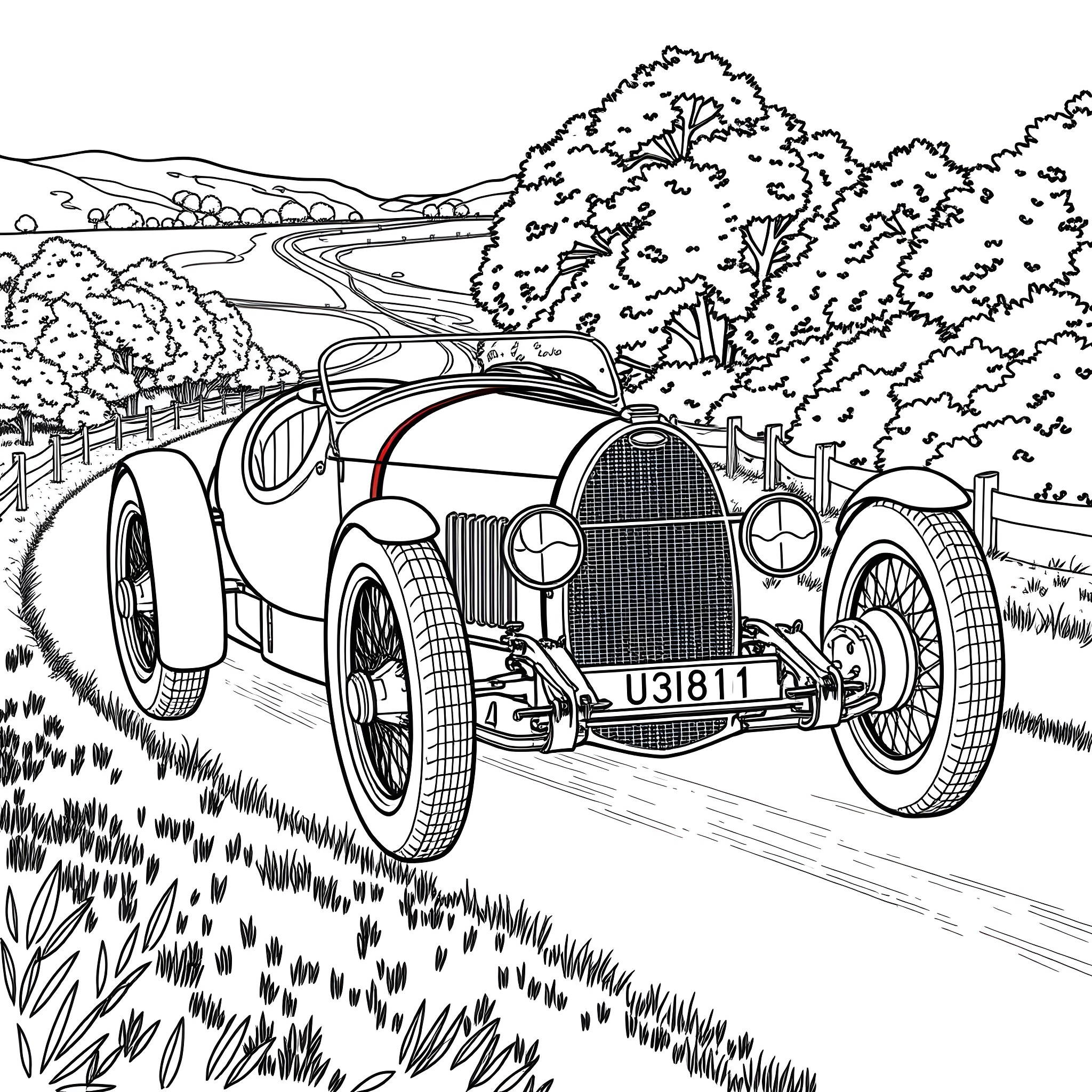 Best Bugatti Coloring Pages (Free Printable PDF)
