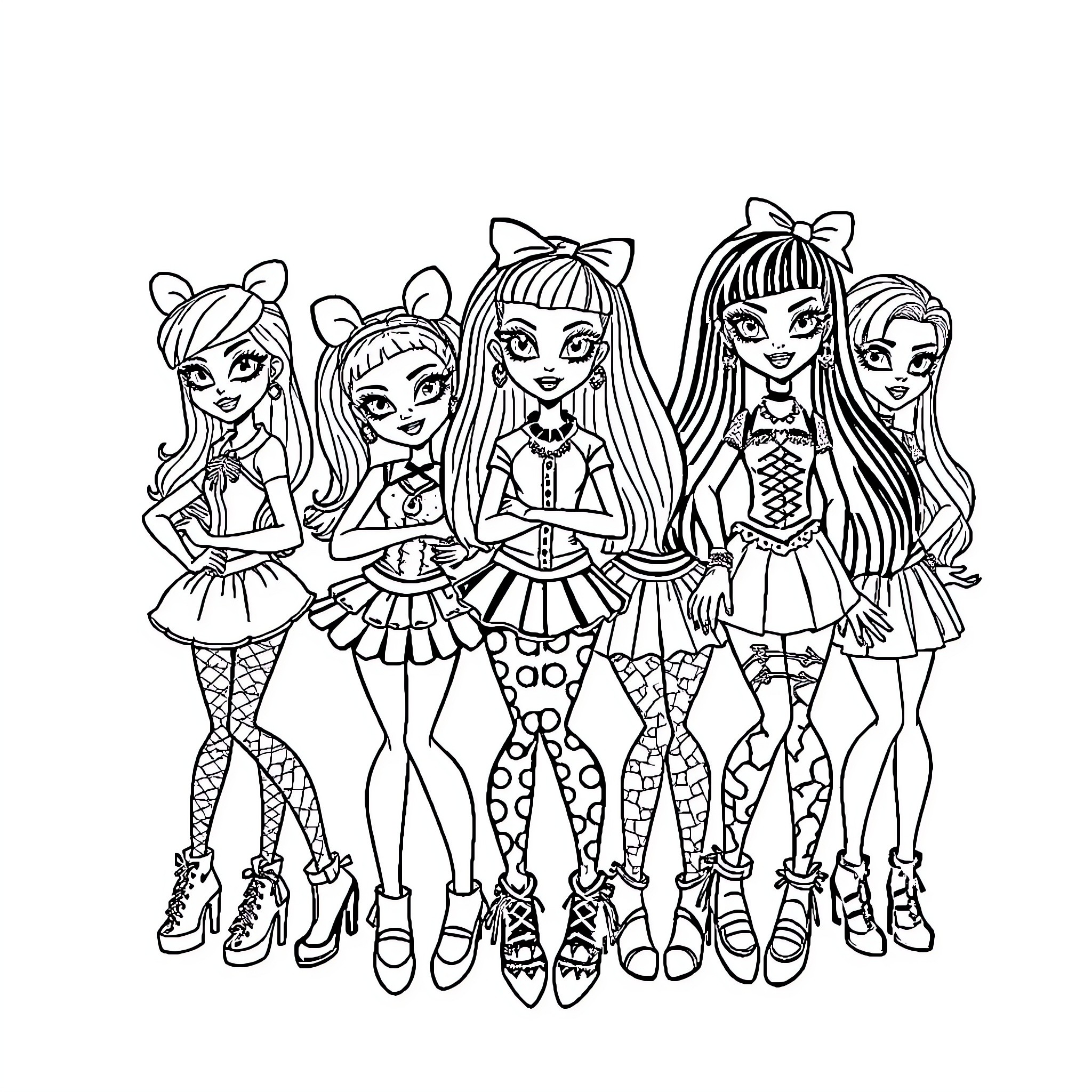 Best Monster High Coloring Pages (Free Printable PDF)