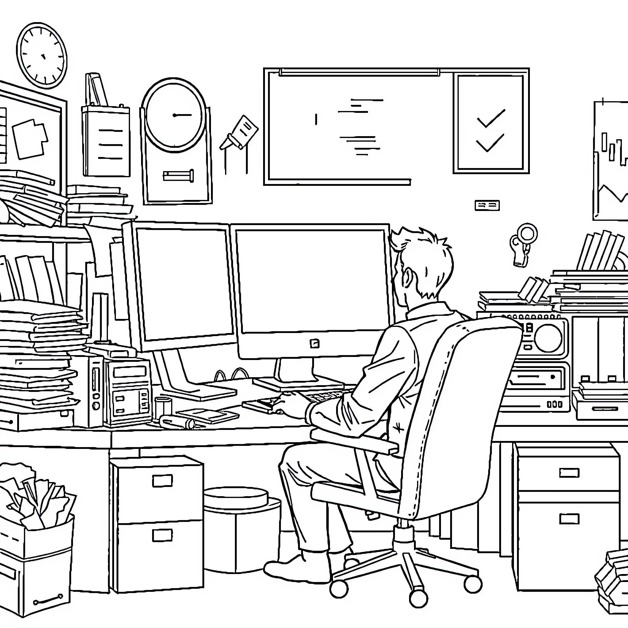 Best Manager Coloring Pages (Free Printable PDF)