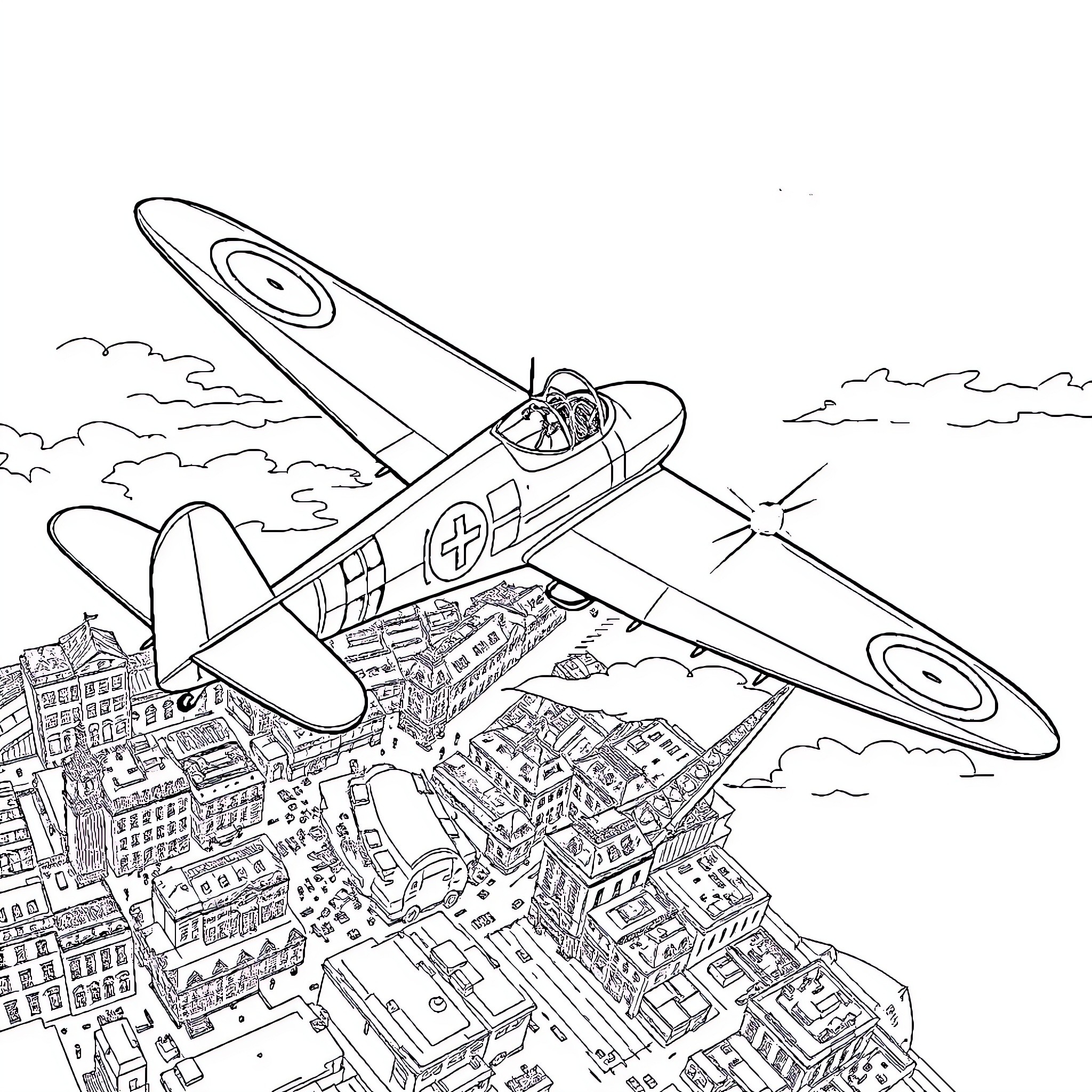 Best Spitfire Coloring Pages (Free Printable PDF)